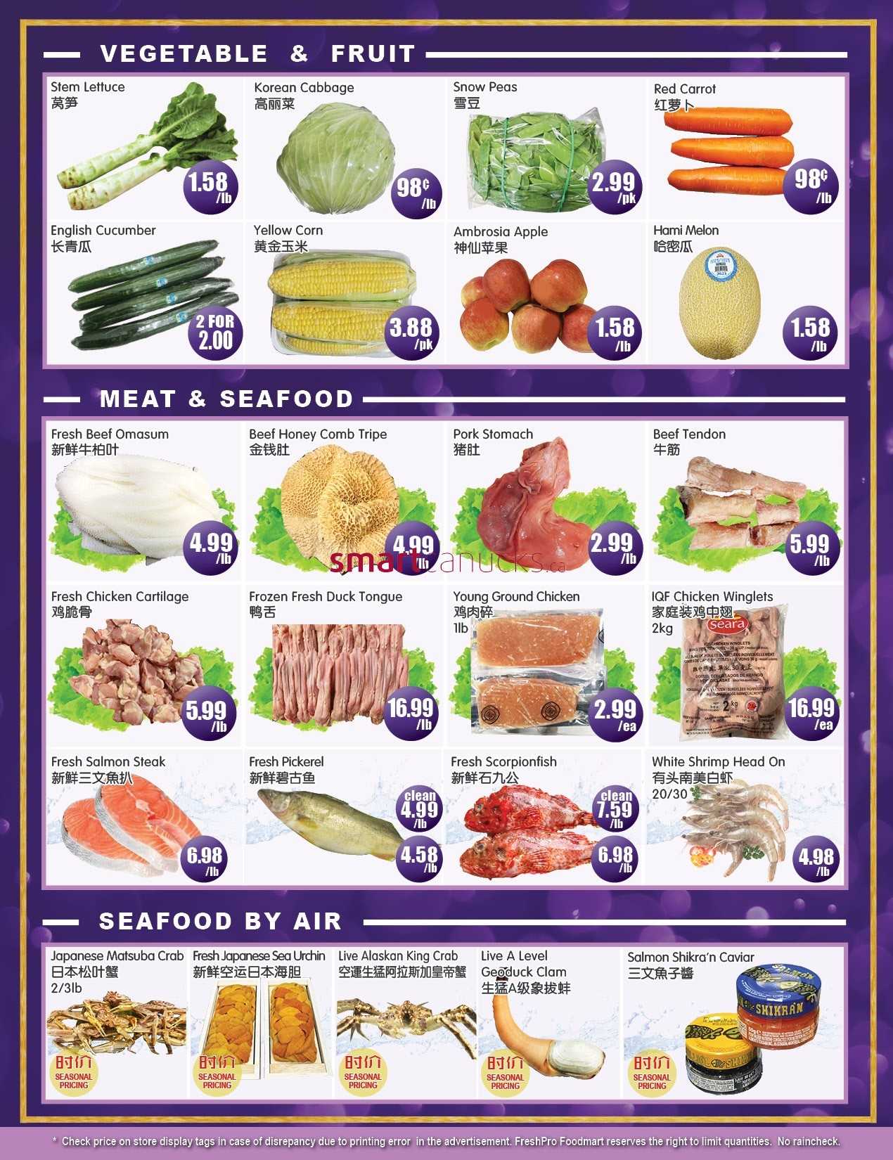 FreshPro Foodmart (Richmond Hill) Flyer May 30 to June 5