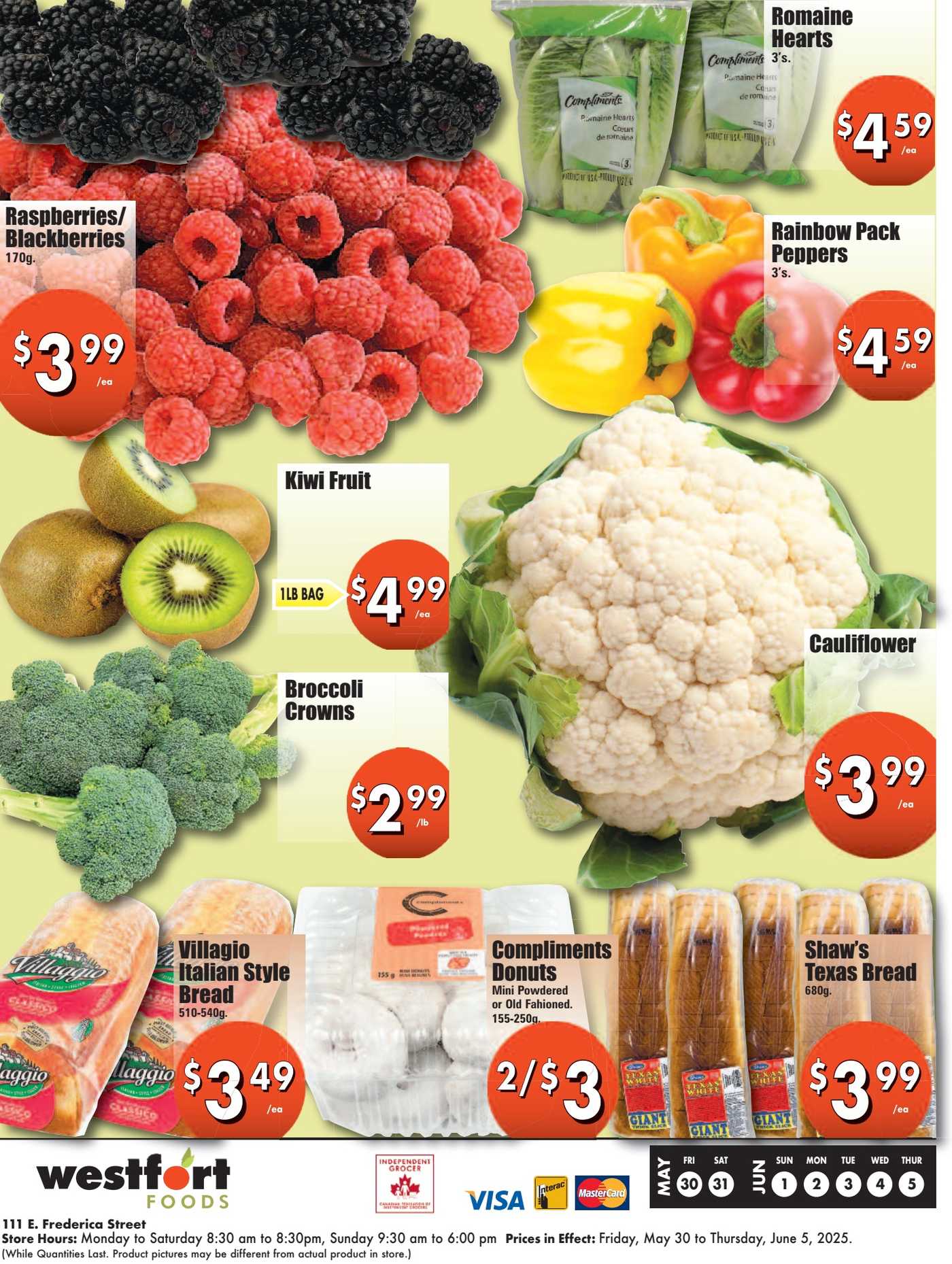 Westfort Foods Flyer May 30 to June 5