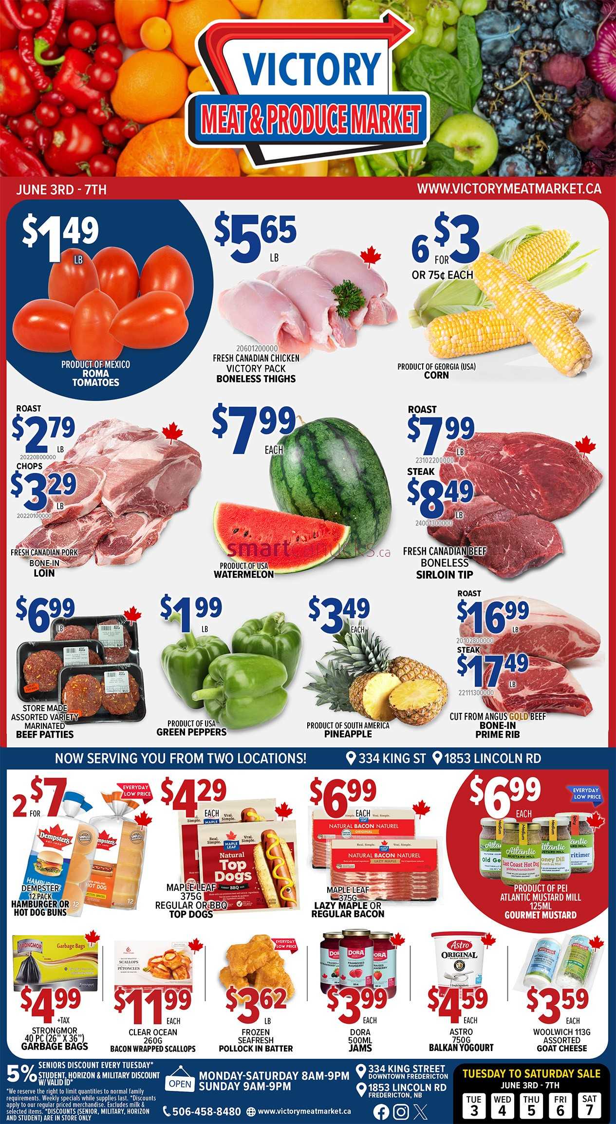 Victory Meat Market Flyer June 3 to 7