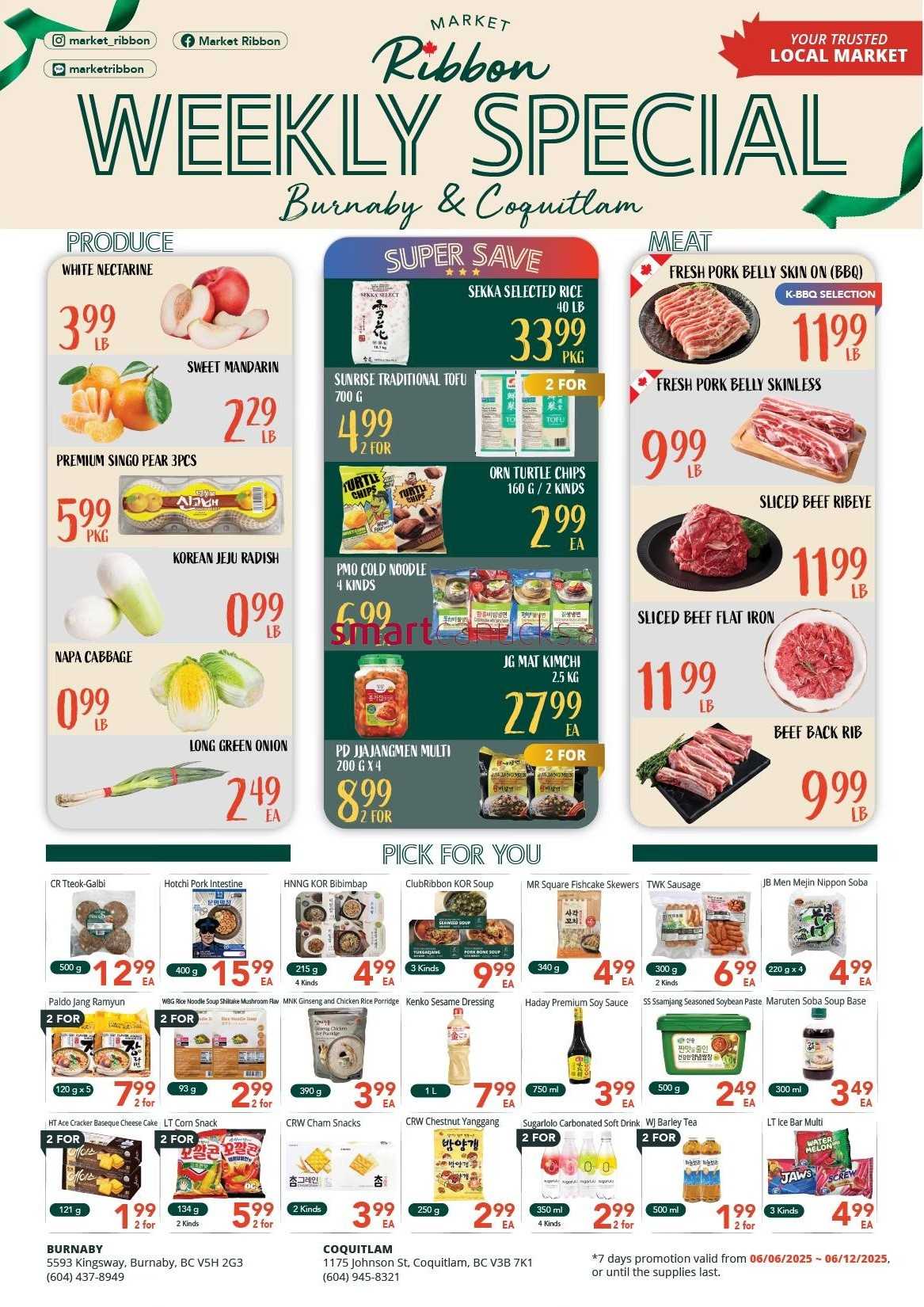 Market Ribbon Flyer June 6 to 12