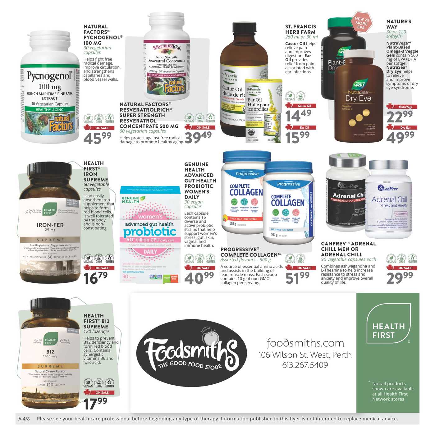 Foodsmiths Health First Flyer June 6 to 21