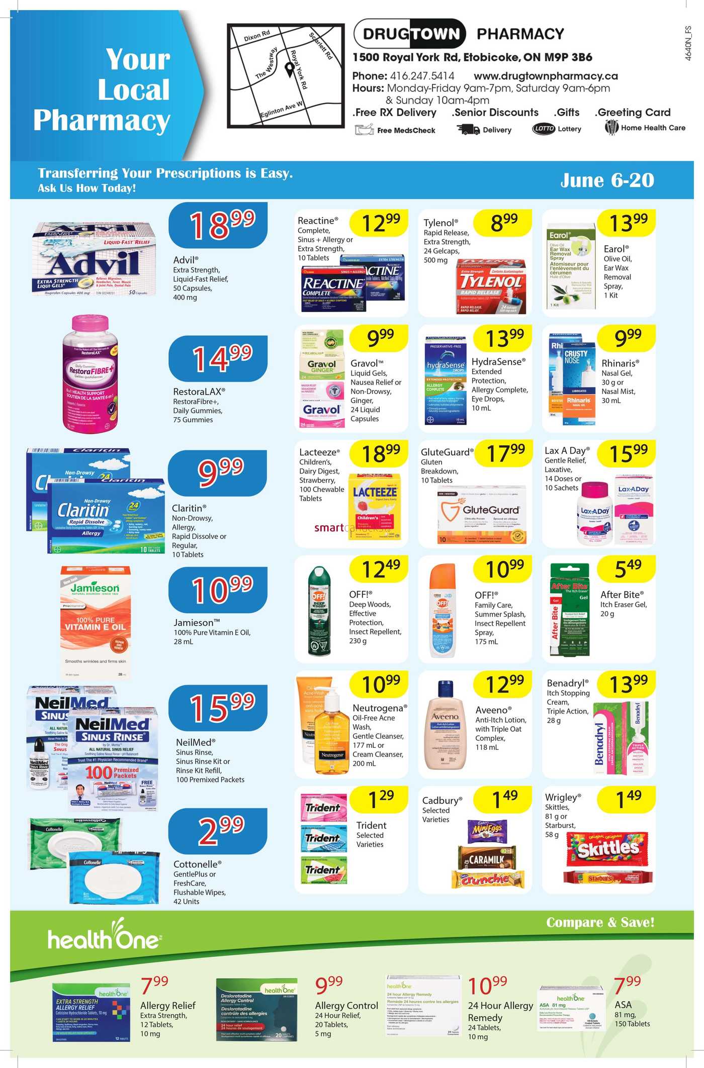 Drug Town Pharmacy Flyer June 6 to 20