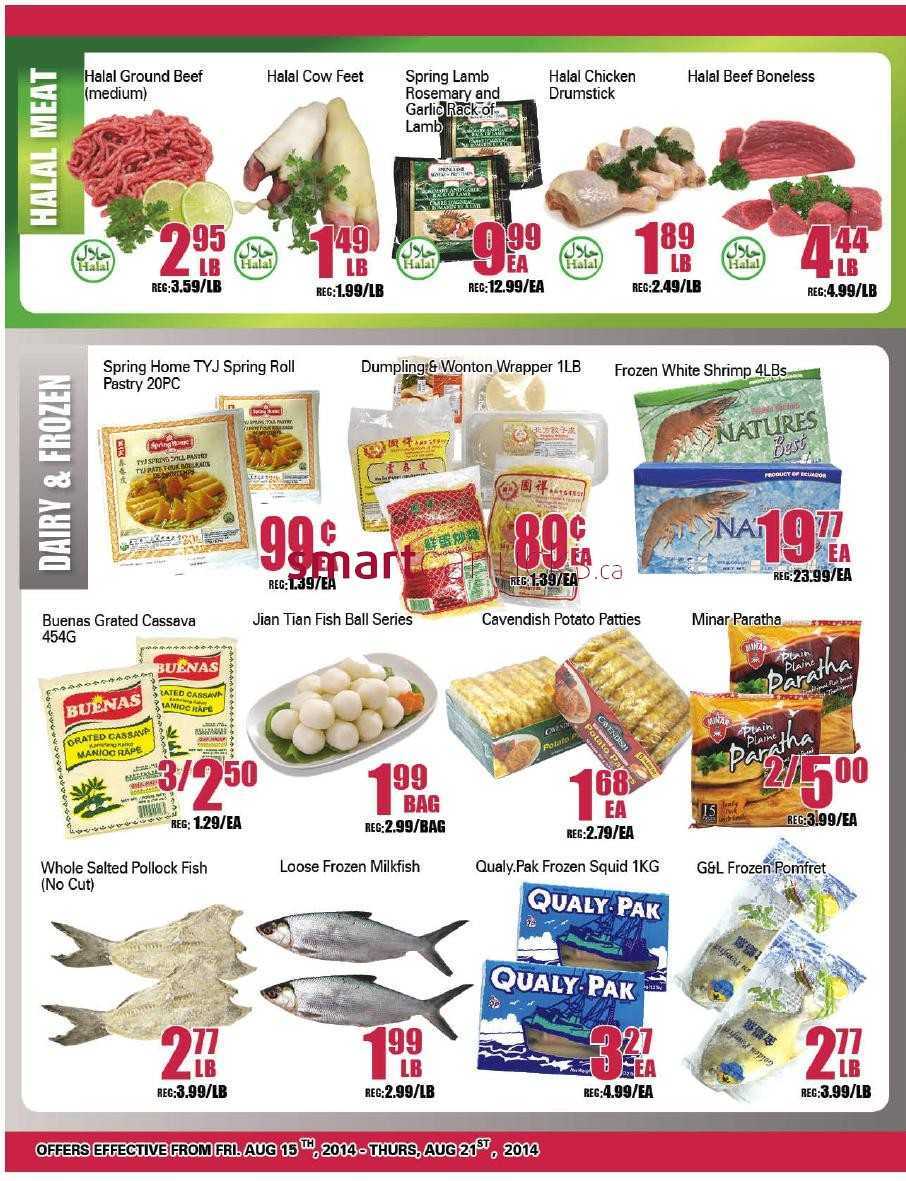 EZ Fresh Supermarket flyer August 15 to 21