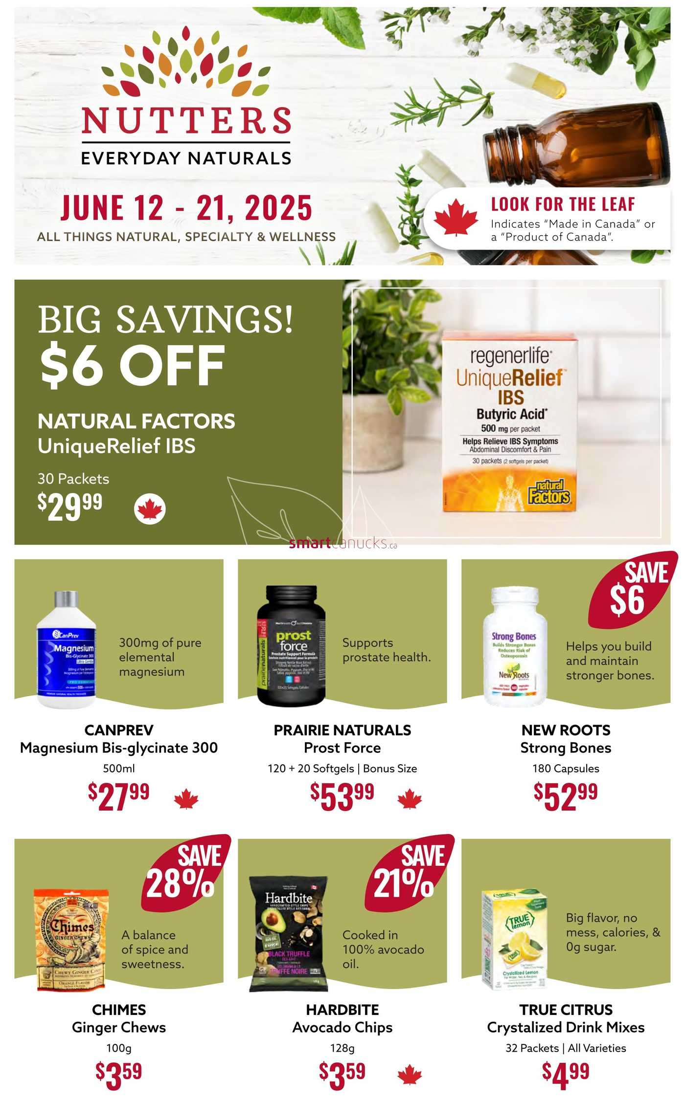 Nutters Everyday Naturals Flyer June 12 to 21