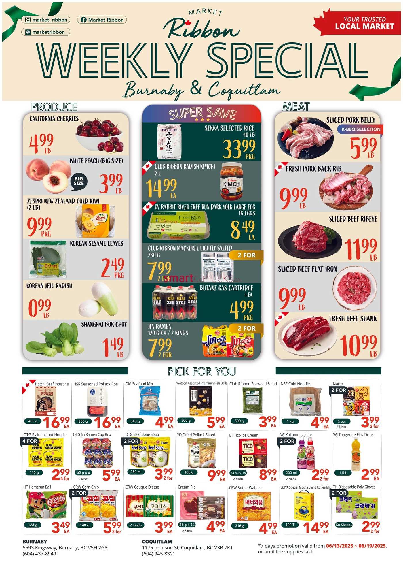 Market Ribbon Flyer June 13 to 19