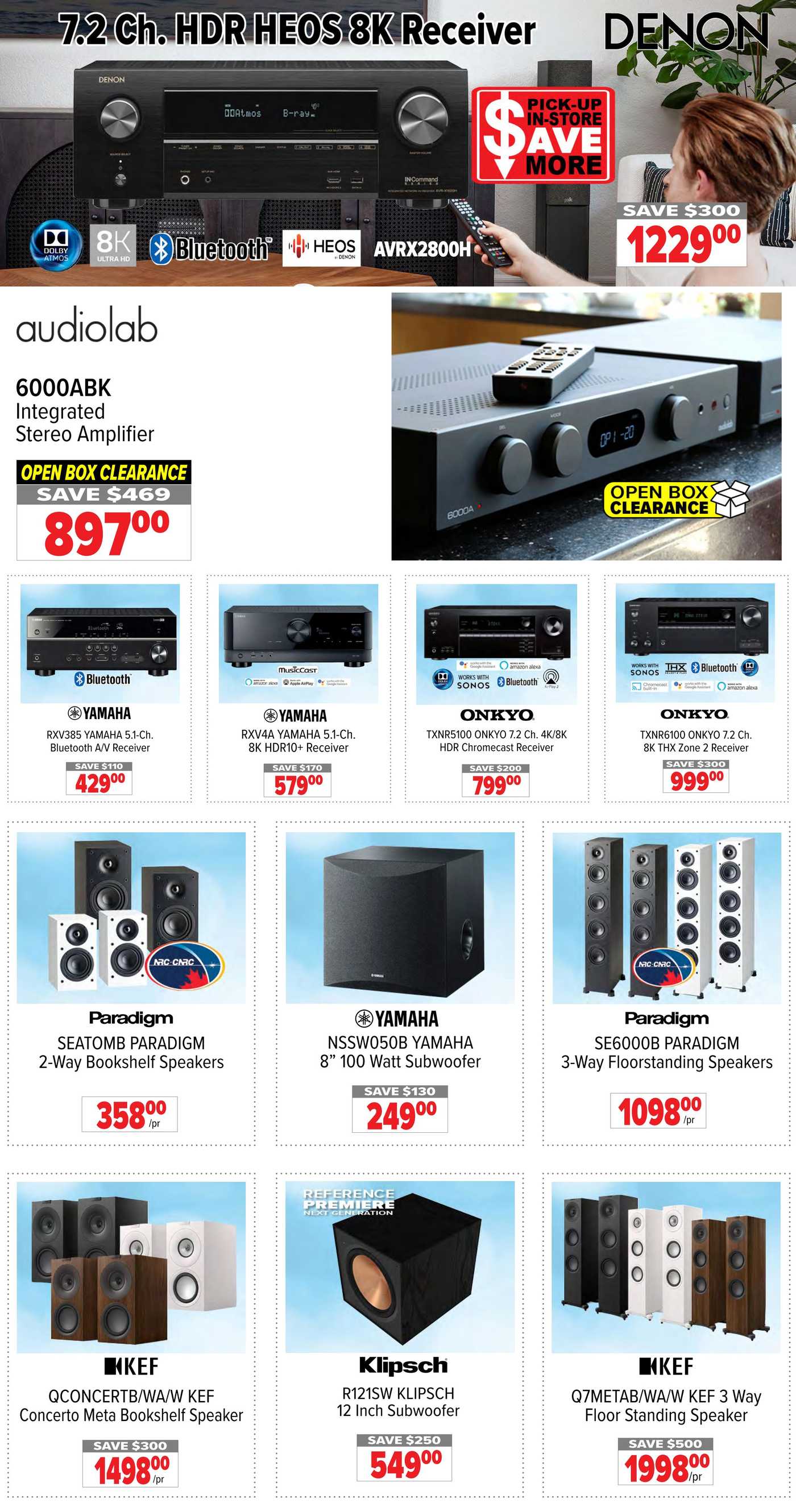 2001 Audio Video Flyer June 13 to 19