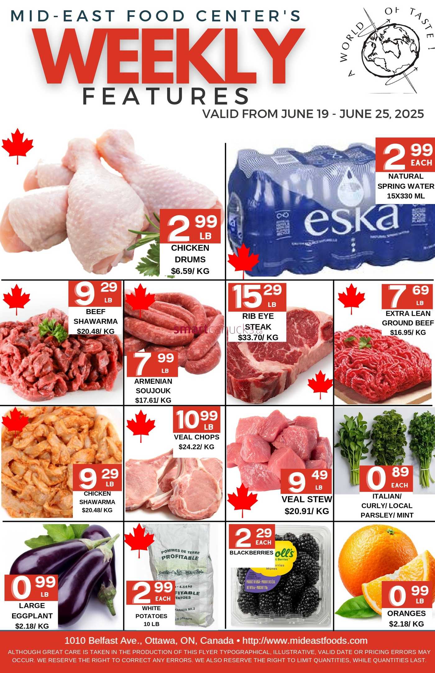 Mid-East Food Centre Flyer June 19 to 25