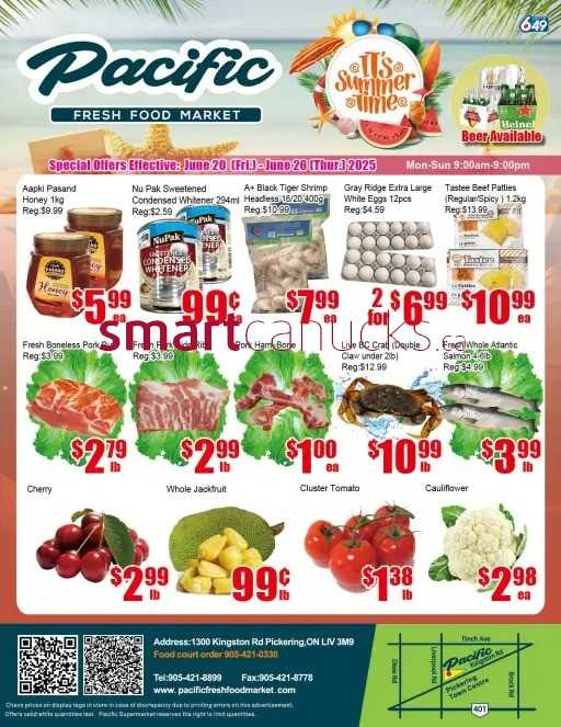 Pacific Fresh Food Market (Pickering) Flyer June 20 to 26