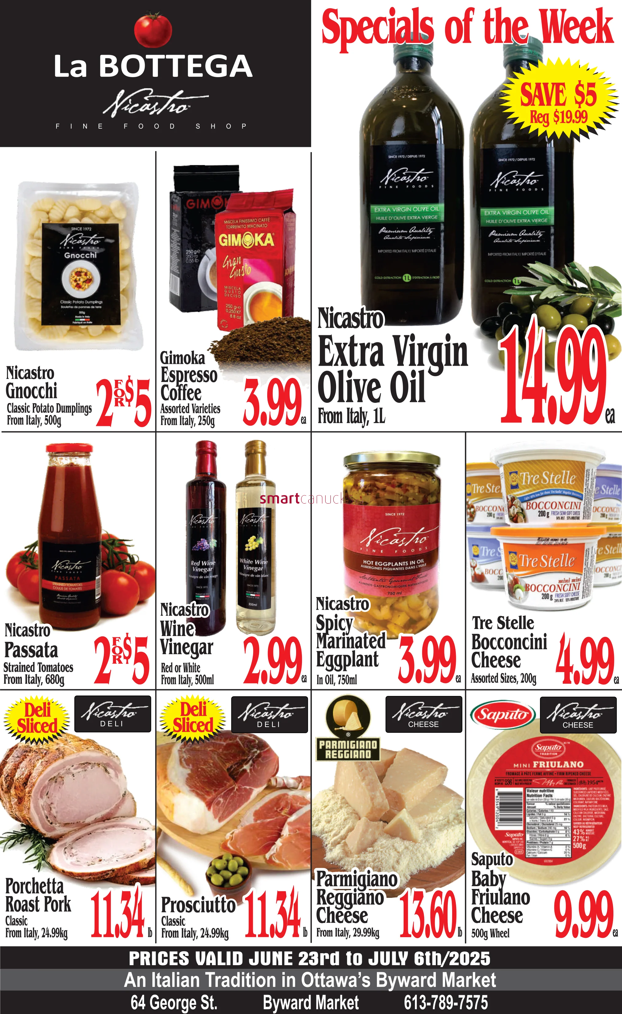 La Bottega Nicastro Fine Foods Flyer June 23 to July 6