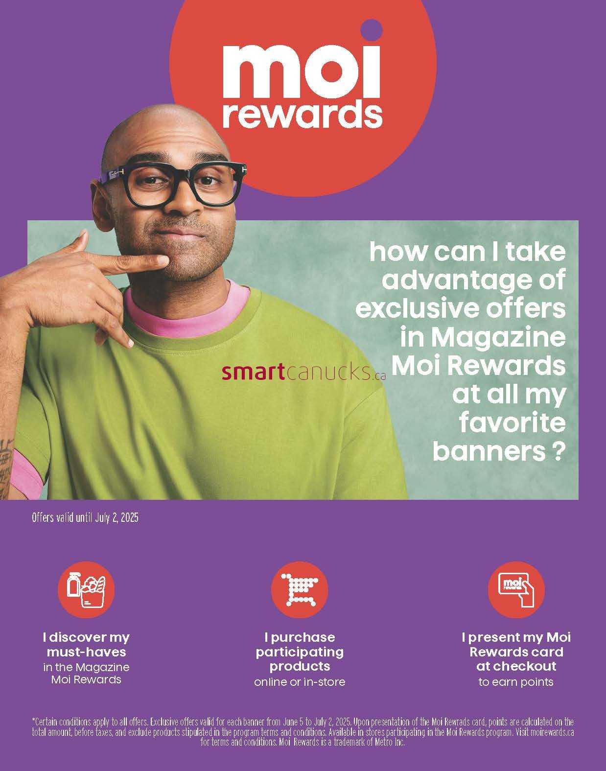 Metro (ON) Moi Rewards Flyer June 26 to July 2