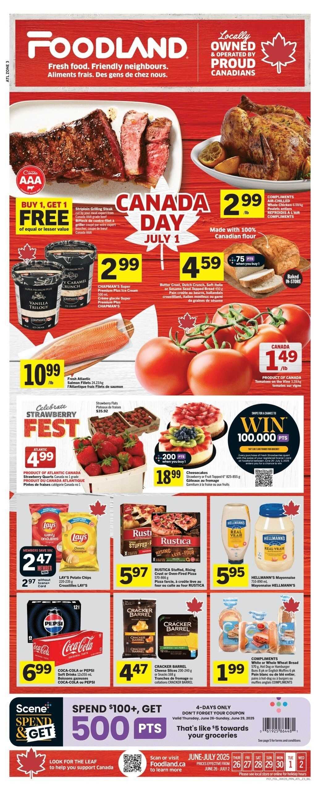 Foodland (Atlantic) Flyer June 26 to July 2