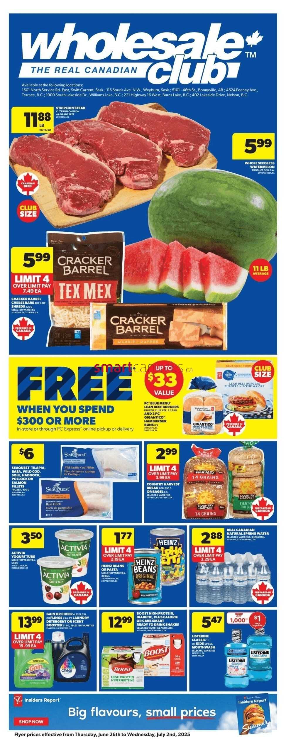 Real Canadian Wholesale Club Flyer June 26 to July 2