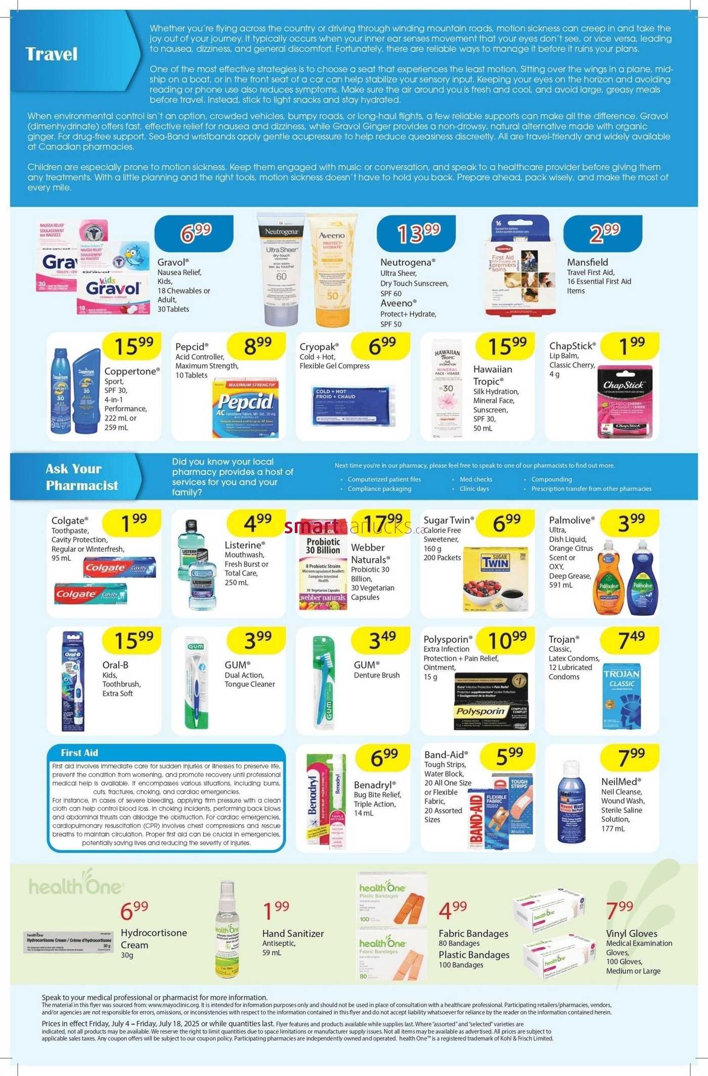 Drug Town Pharmacy Flyer July 4 to 18