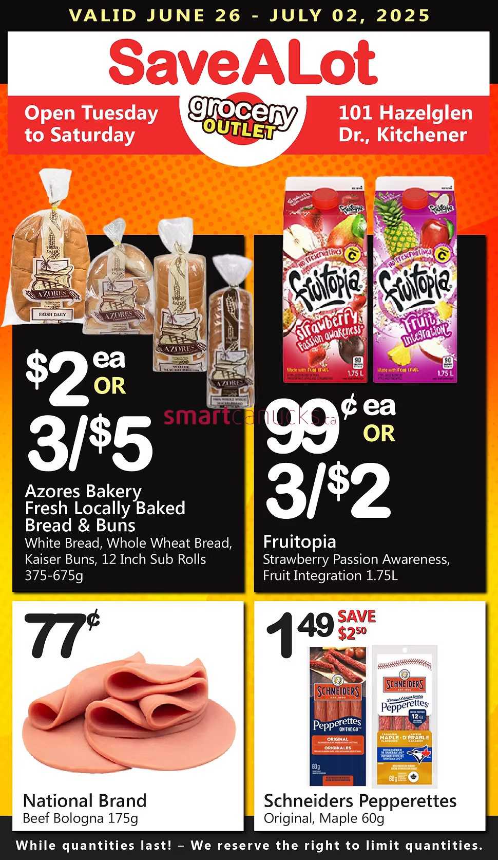 SaveALot Grocery Outlet Canada Flyers