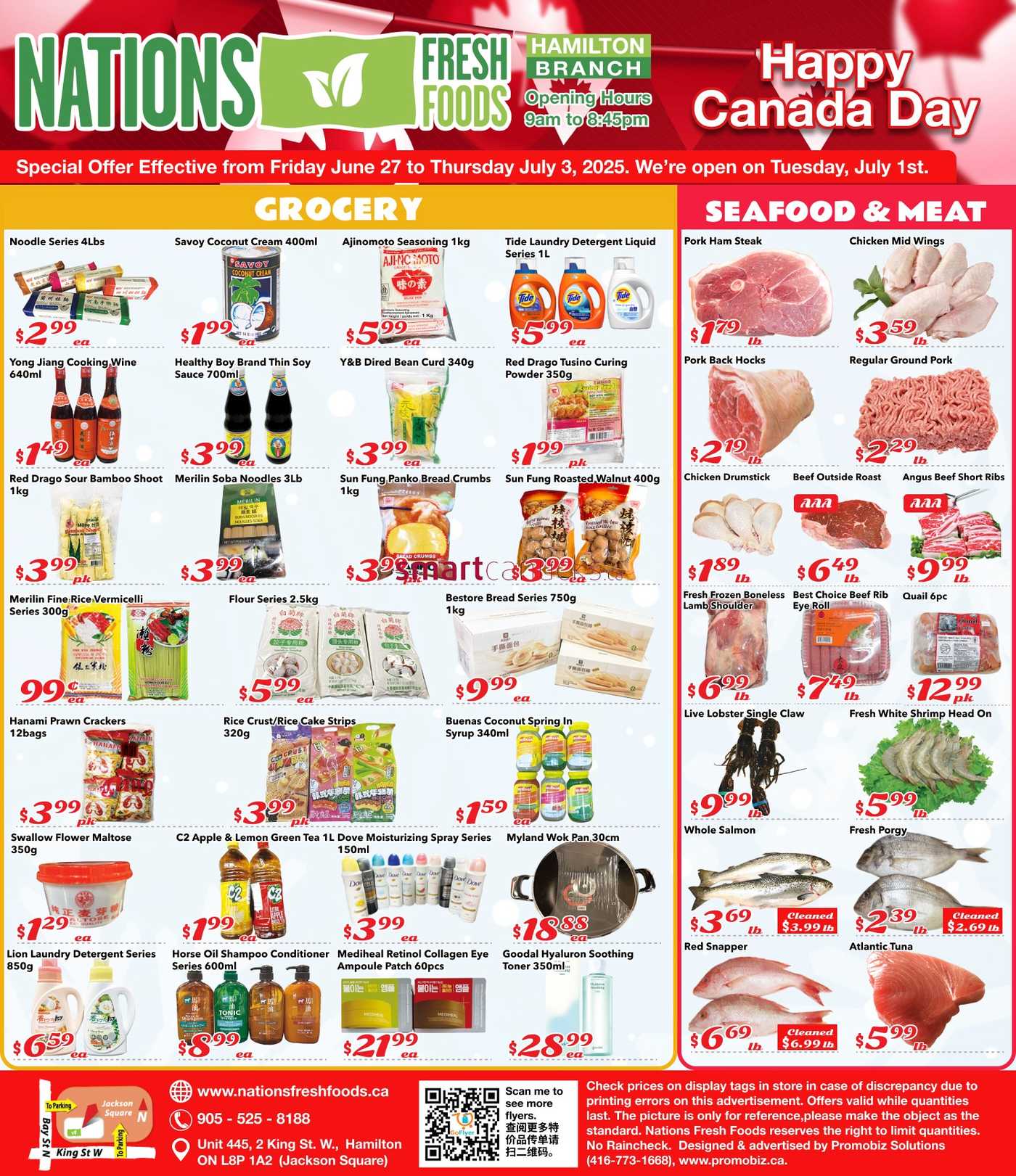 Nations Fresh Foods (Hamilton) Flyer June 27 to July 3