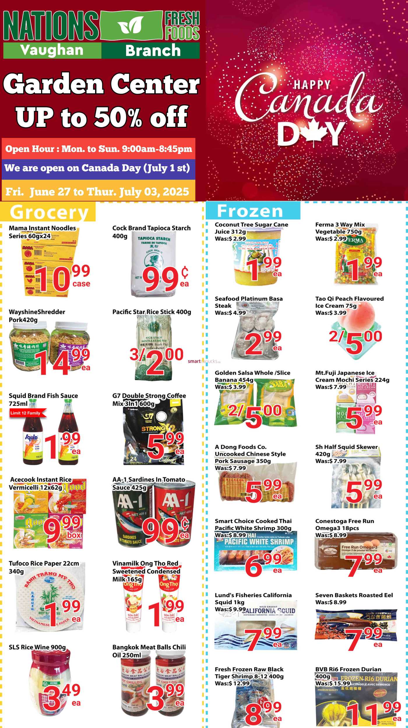 Nations Fresh Foods (Vaughan) Flyer June 27 to July 3