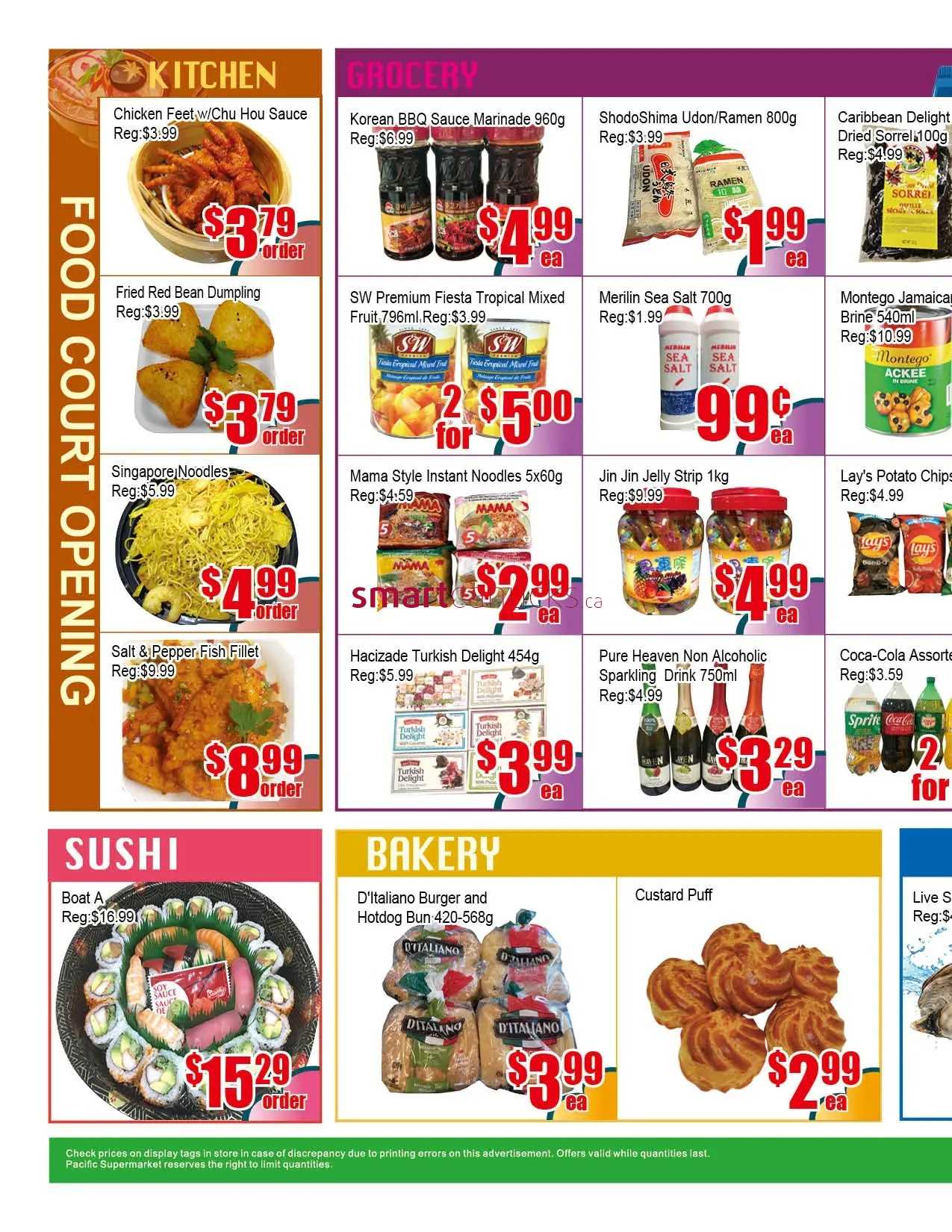 Pacific Fresh Food Market (Pickering) Flyer June 27 to July 3