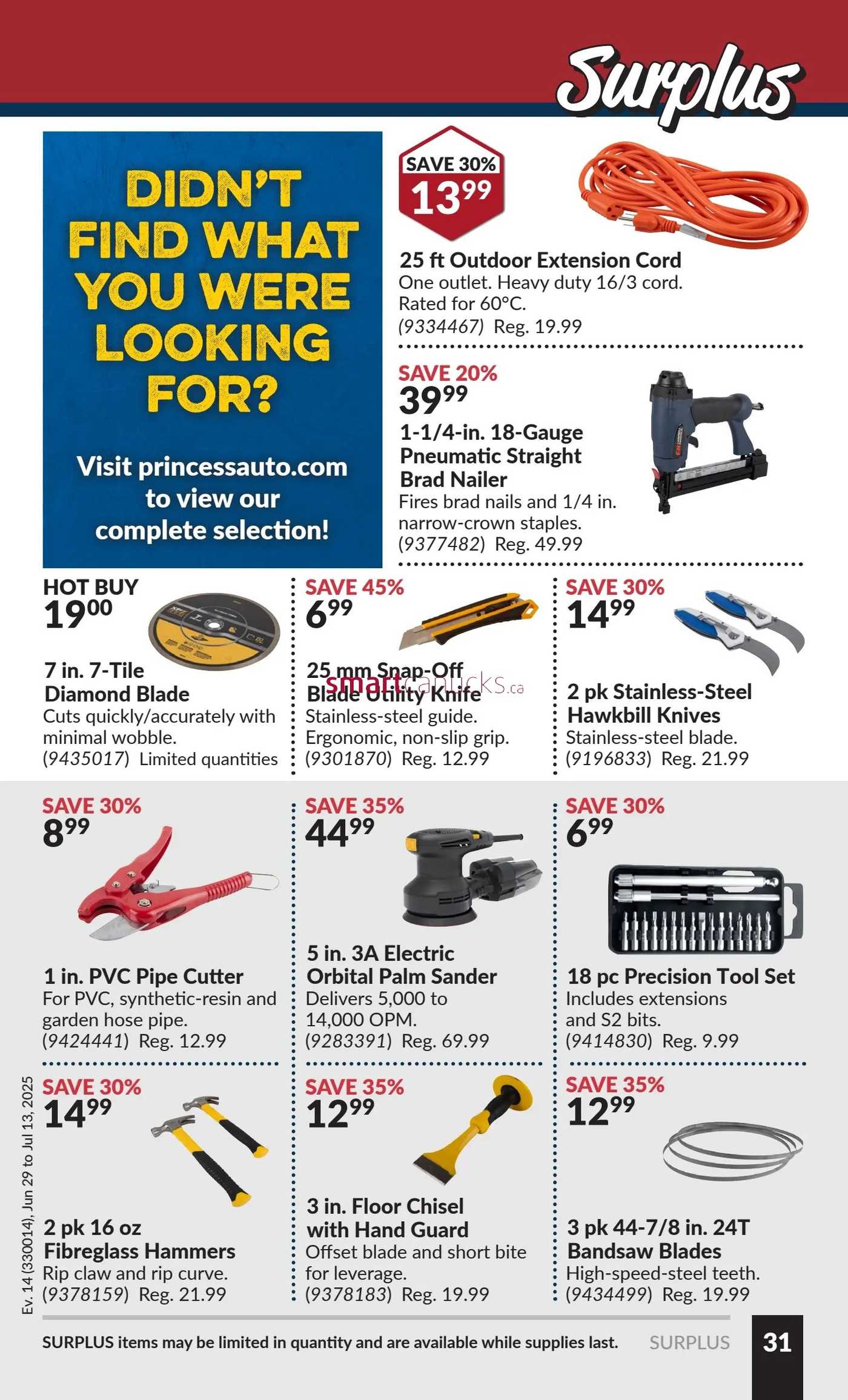 Princess Auto Flyer June 29 to July 13