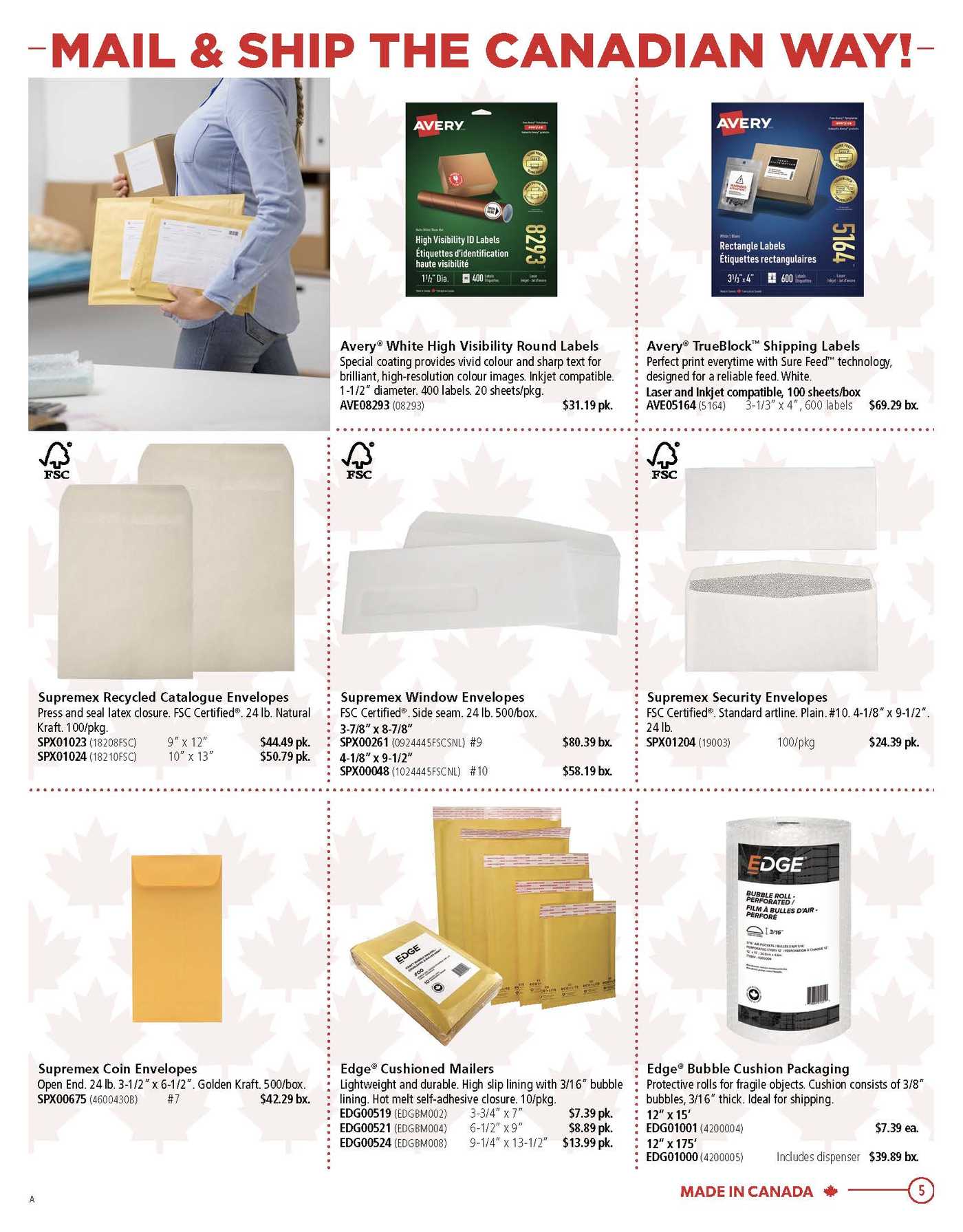Covey Basics Canadian Made Products Flyer July 1 to 31