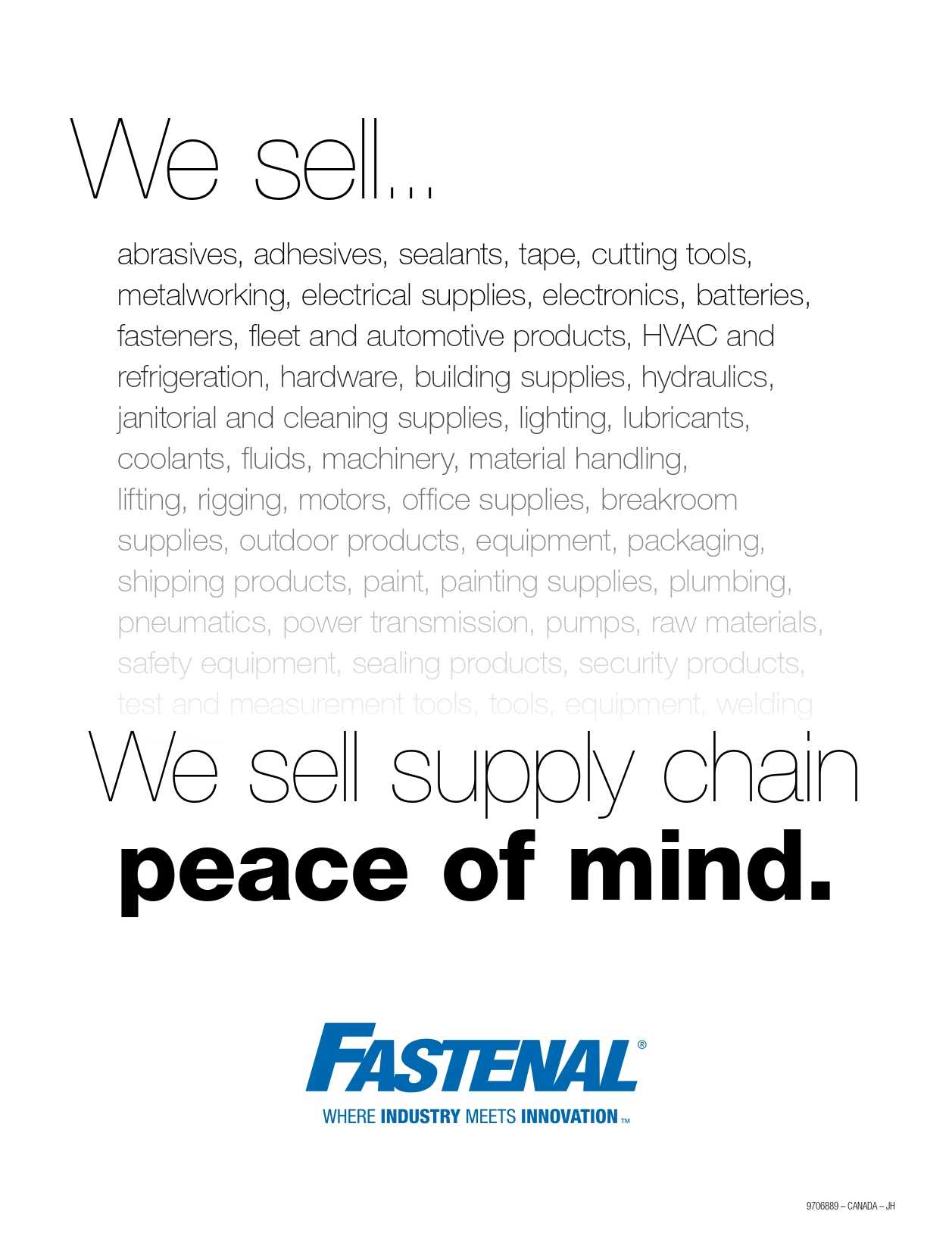 Fastenal Blue Print Catalogue Q1 2025