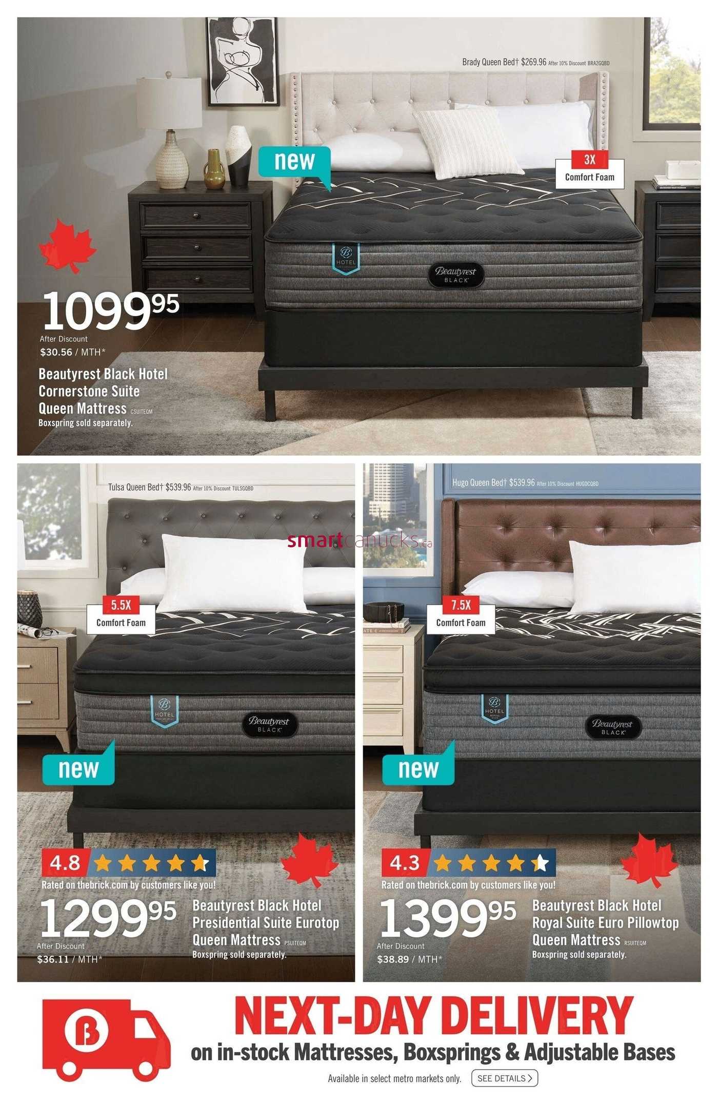 The Brick Mattress Store Flyer July 2 to 16
