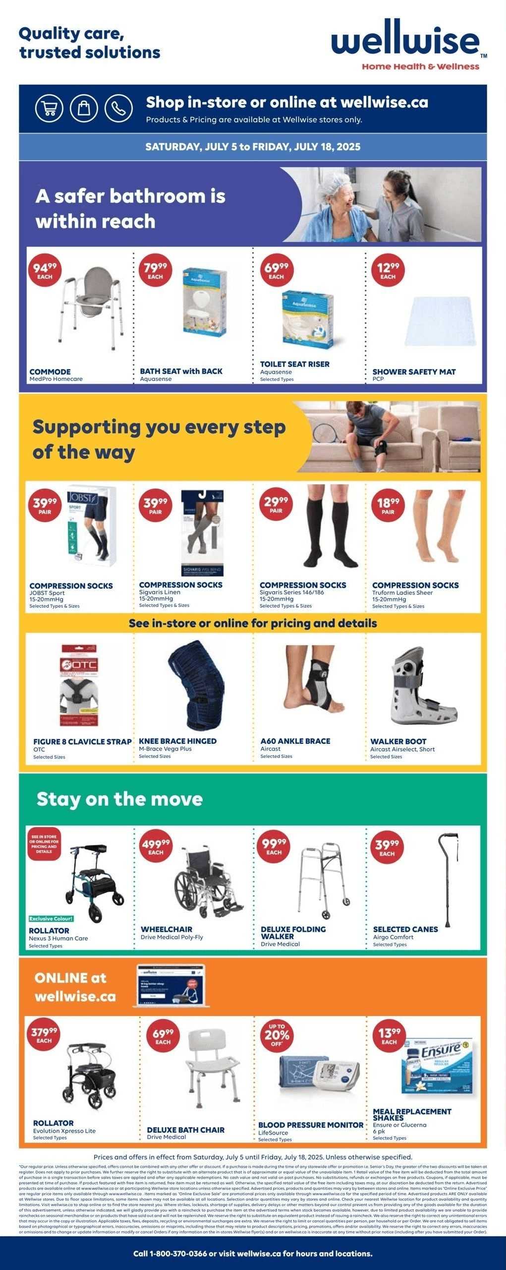 Wellwise By Shoppers Flyer July 5 to 11