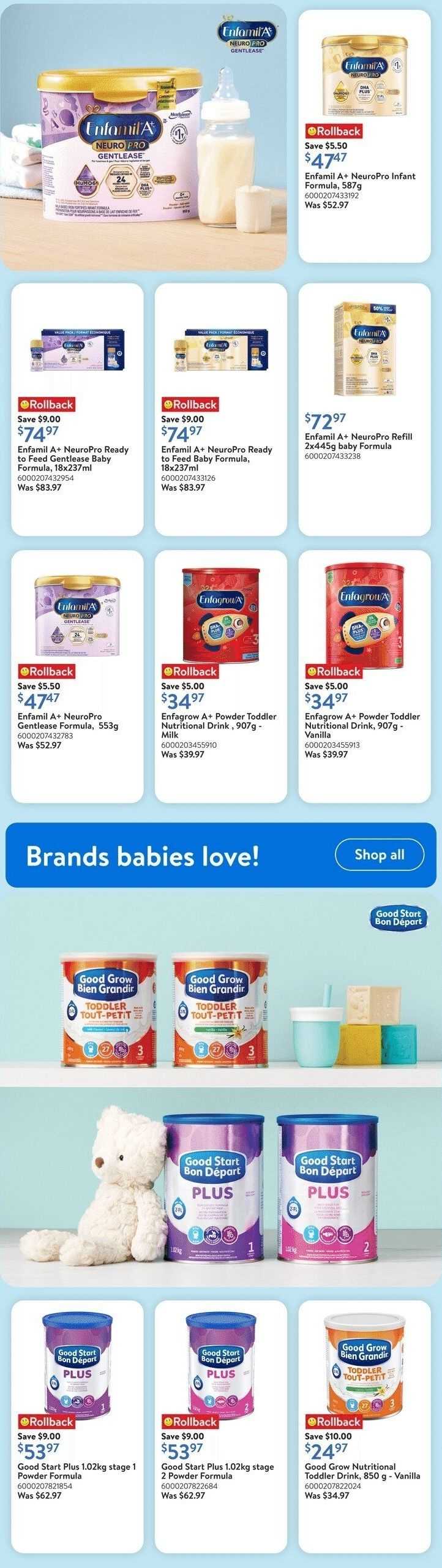 Walmart Baby Days Flyer July 3 to 16