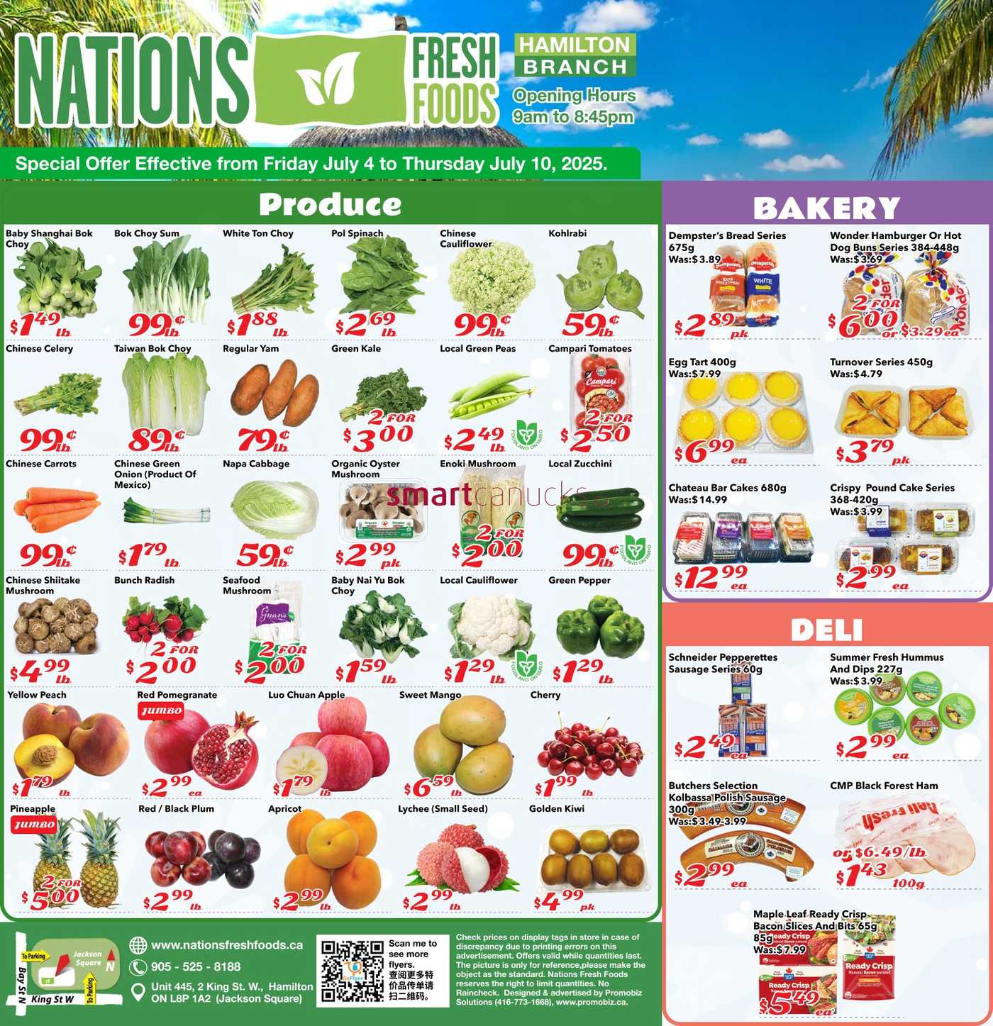 Nations Fresh Foods (Hamilton) Flyer July 4 to 10