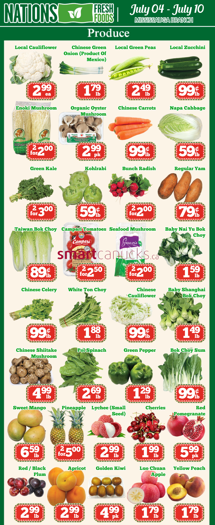 Nations Fresh Foods (Mississauga) Flyer July 4 to 10