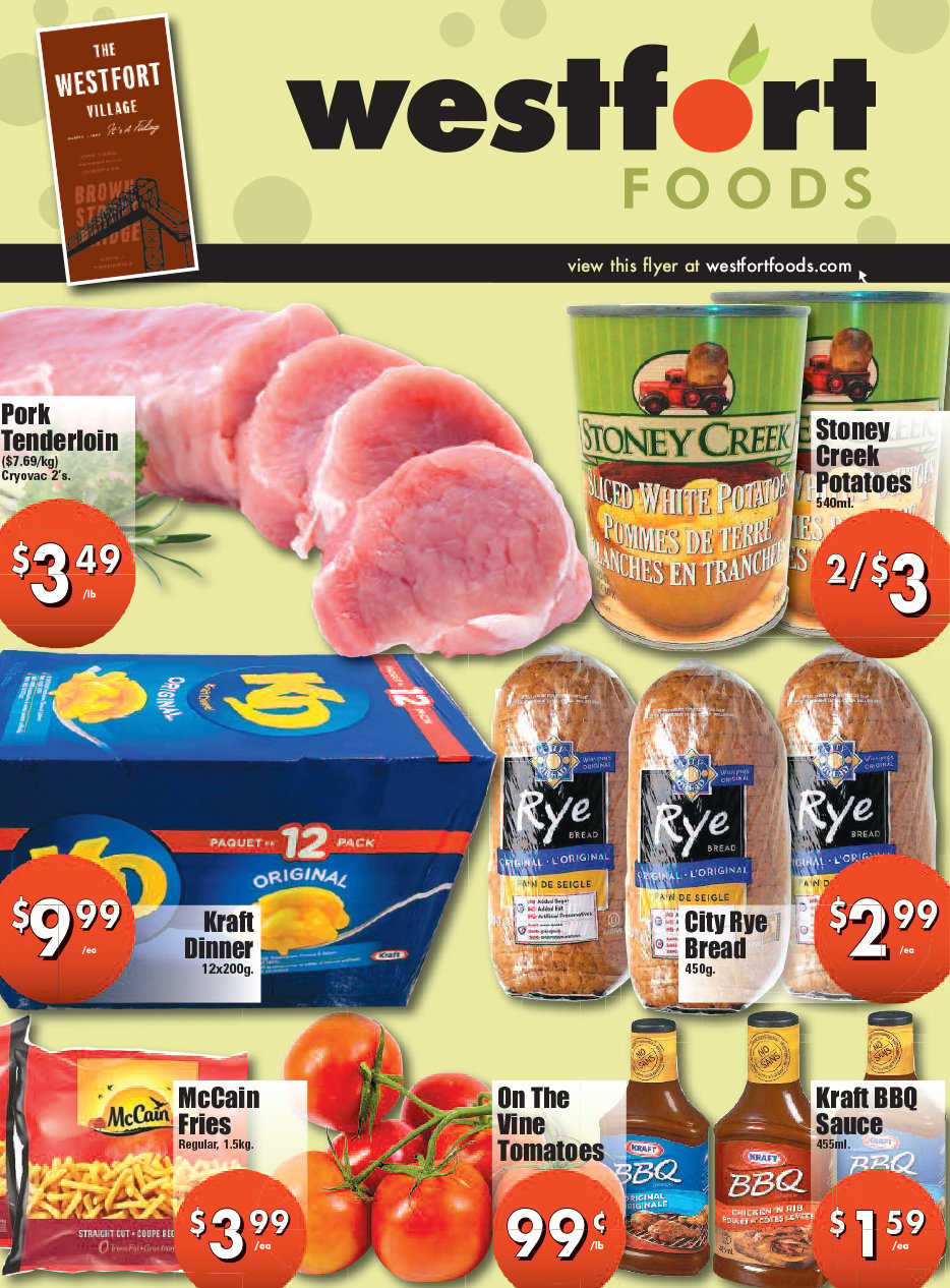 Westfort Foods Flyer July 4 to 10