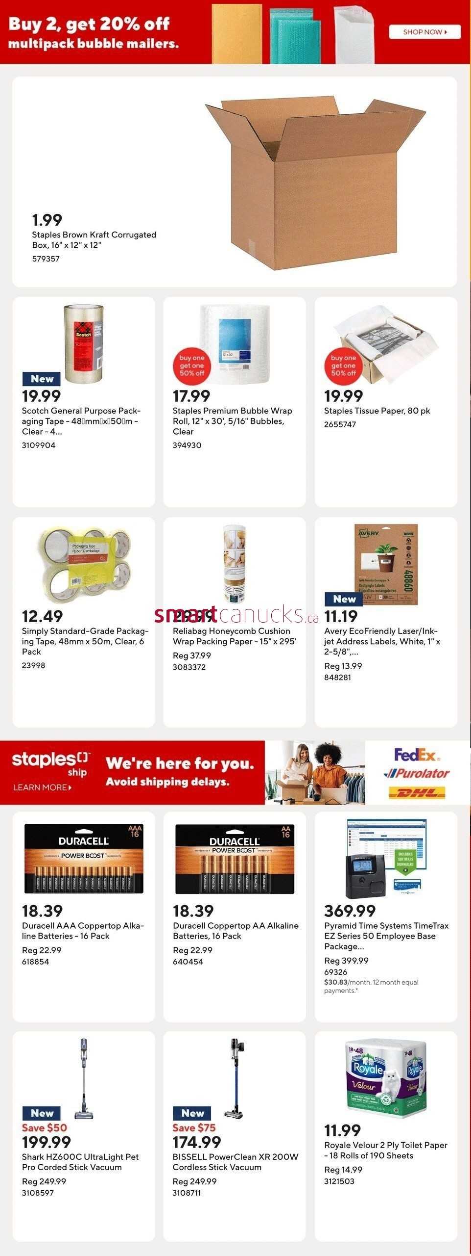 Staples Flyer July 4 to 10