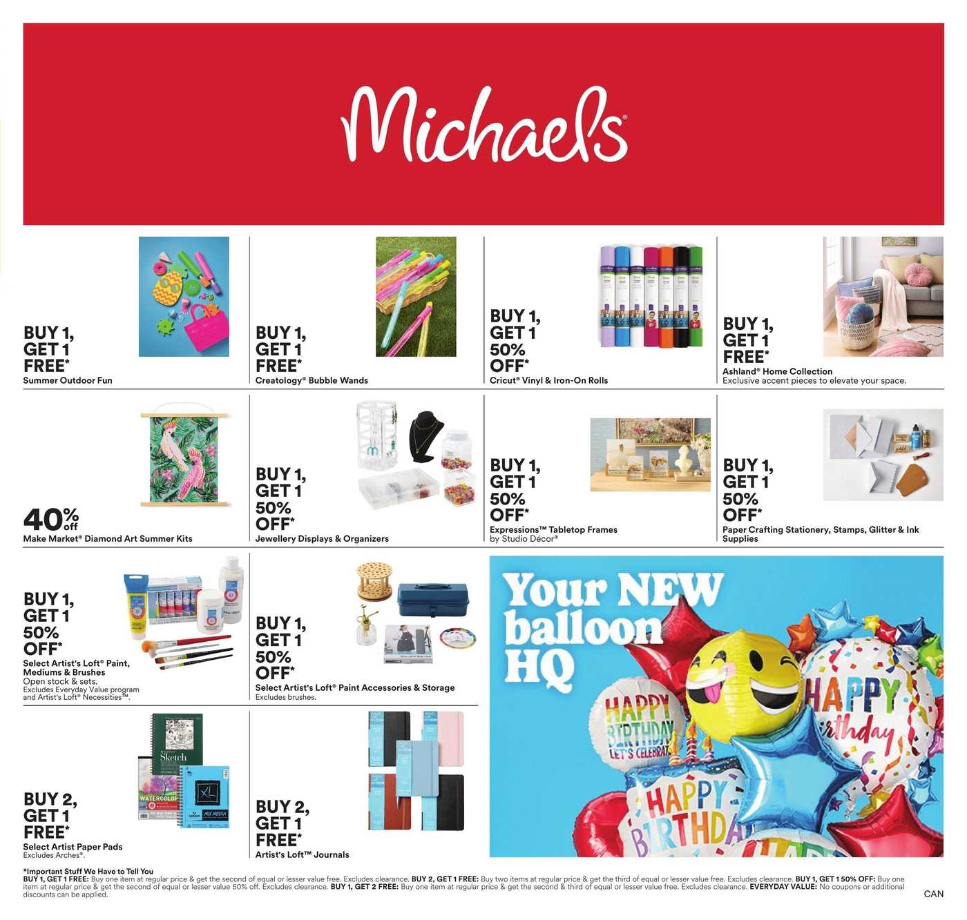 Michael's Flyer July 4 to 10