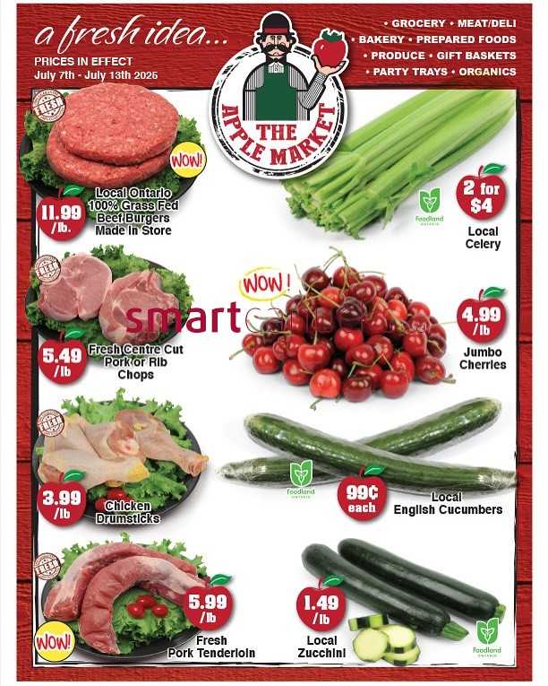 The Apple Market Flyer July 7 to 13