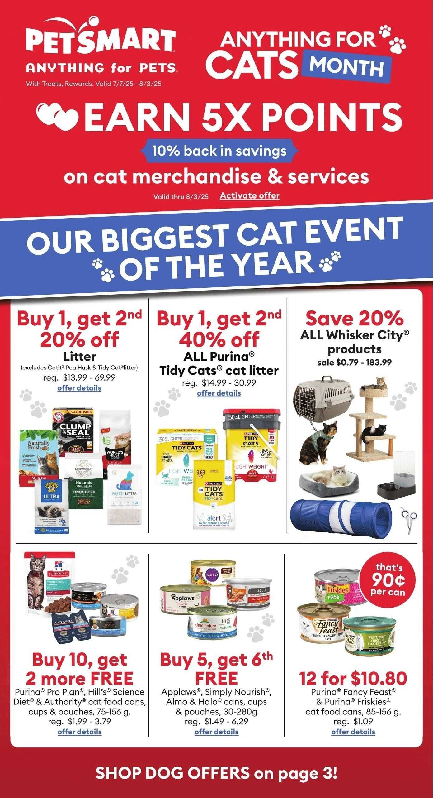 PetSmart Flyer July 7 to August 3