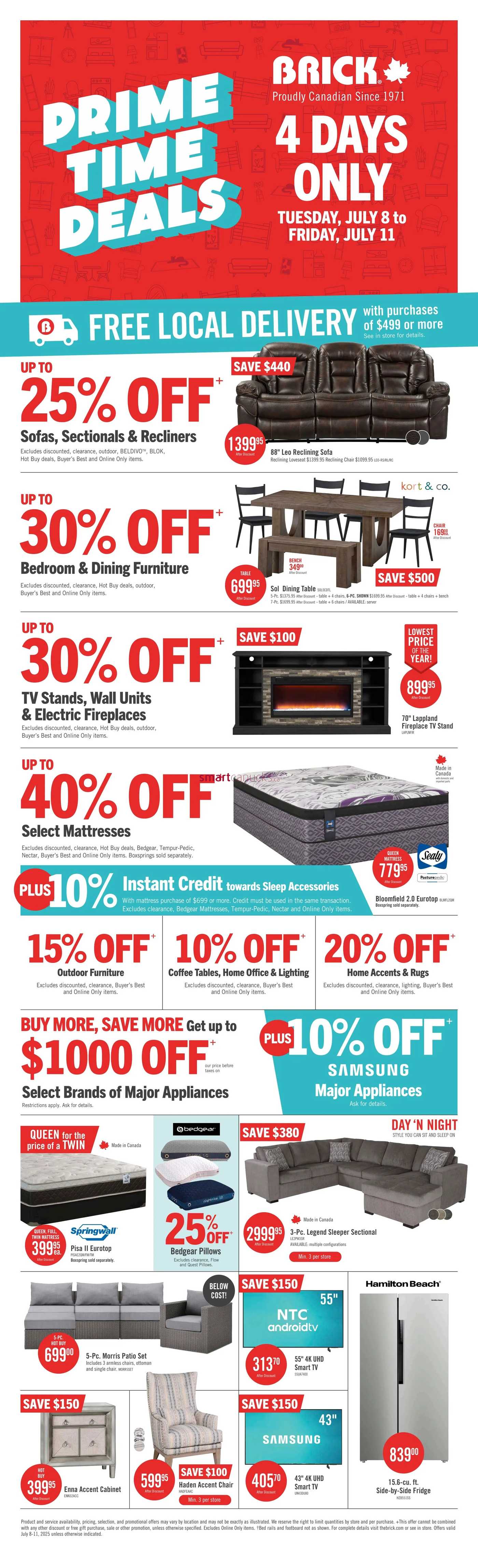 The Brick Flyer July 8 to 11