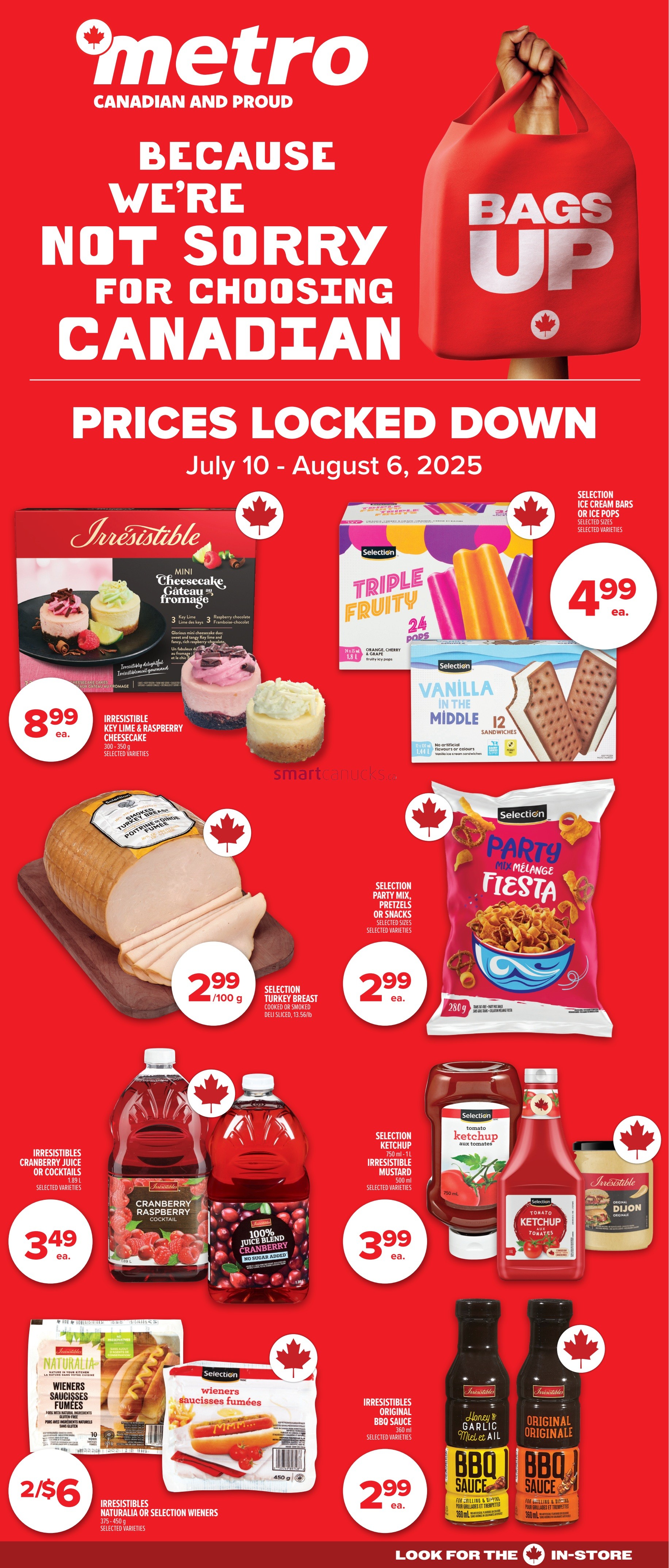 Metro (ON) Canadian Products Flyer July 10 to August 6
