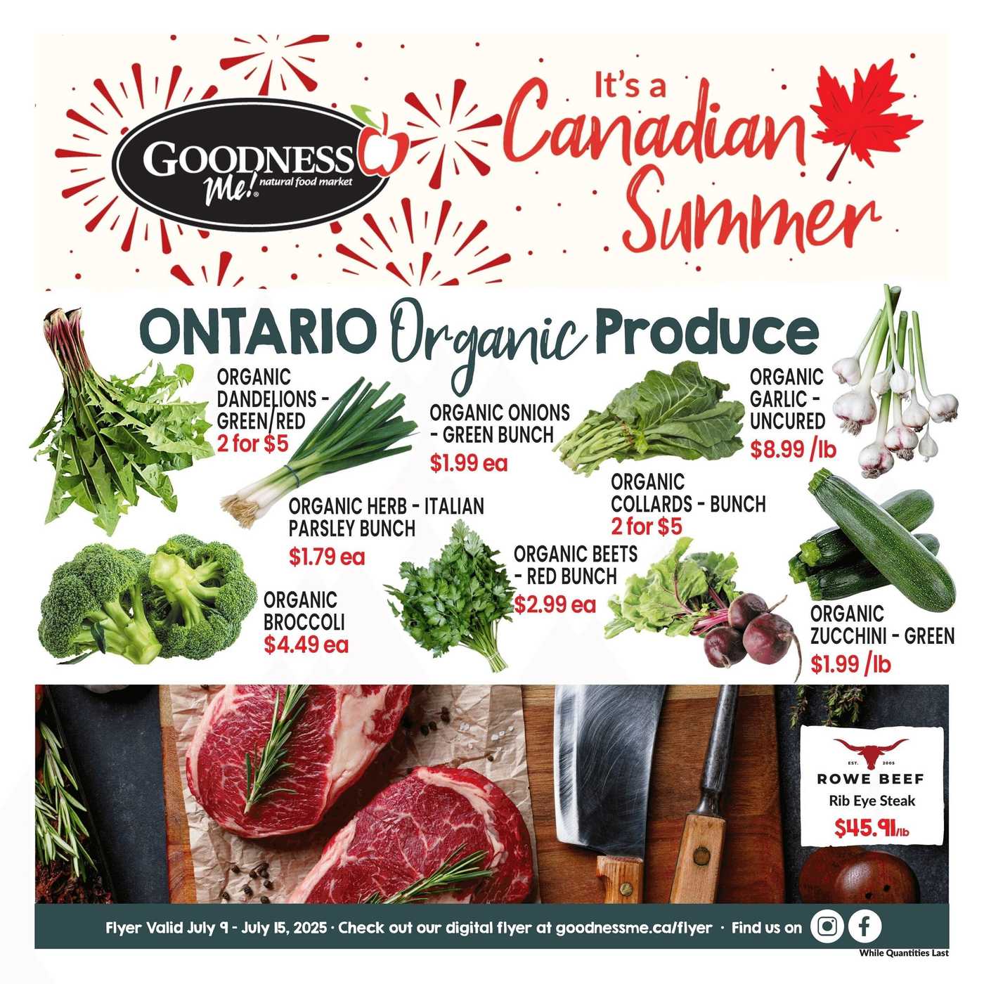 Goodness Me Flyer July 9 to 15