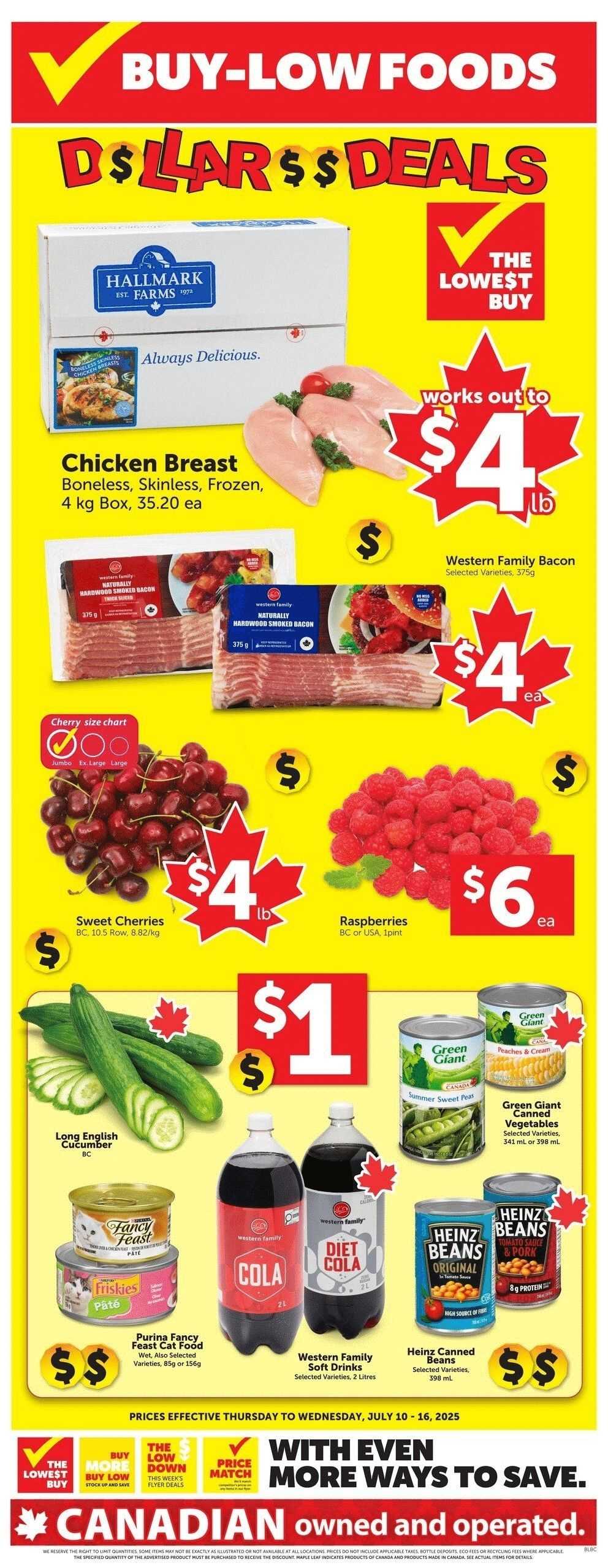 Buy-Low Foods Flyer July 10 to 16