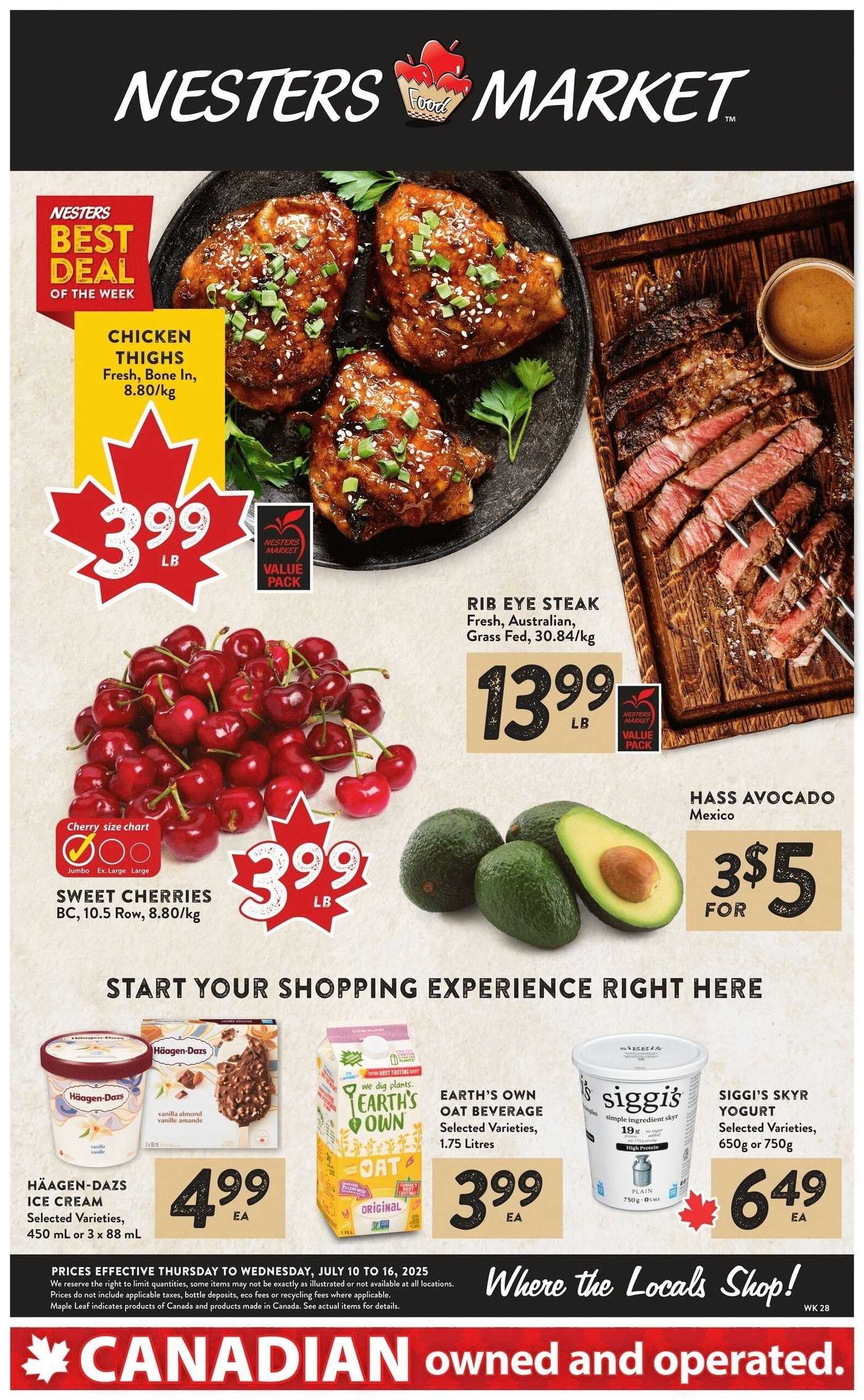 Nesters Market Flyer July 10 to 16