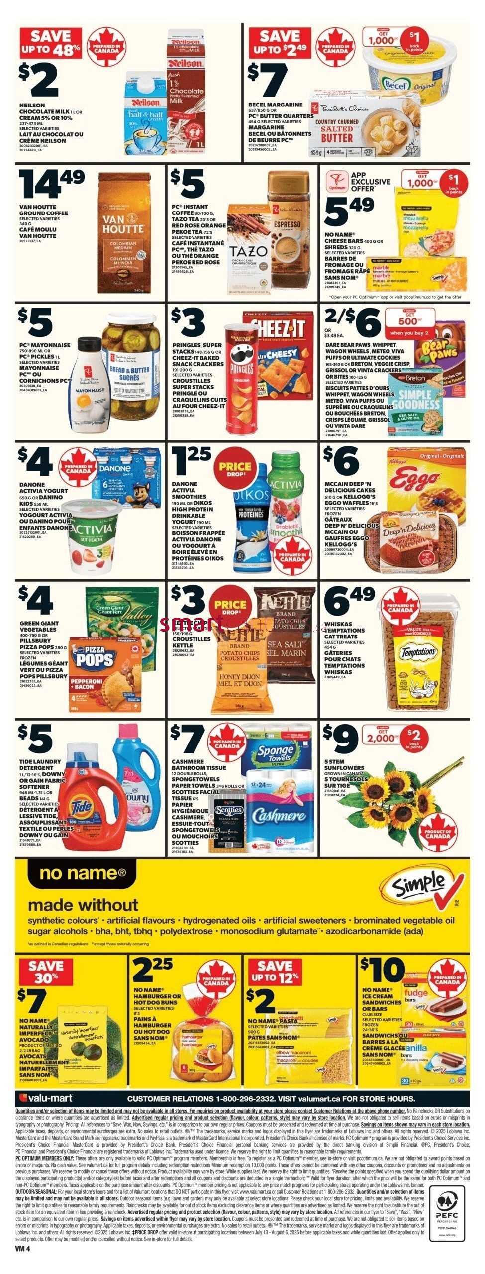 Valu-mart Flyer July 10 to 16