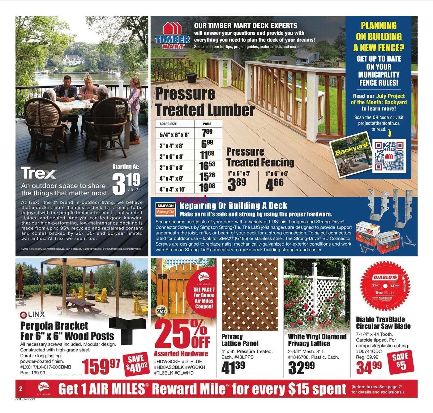 Timber Mart Flyer July 9 to 29