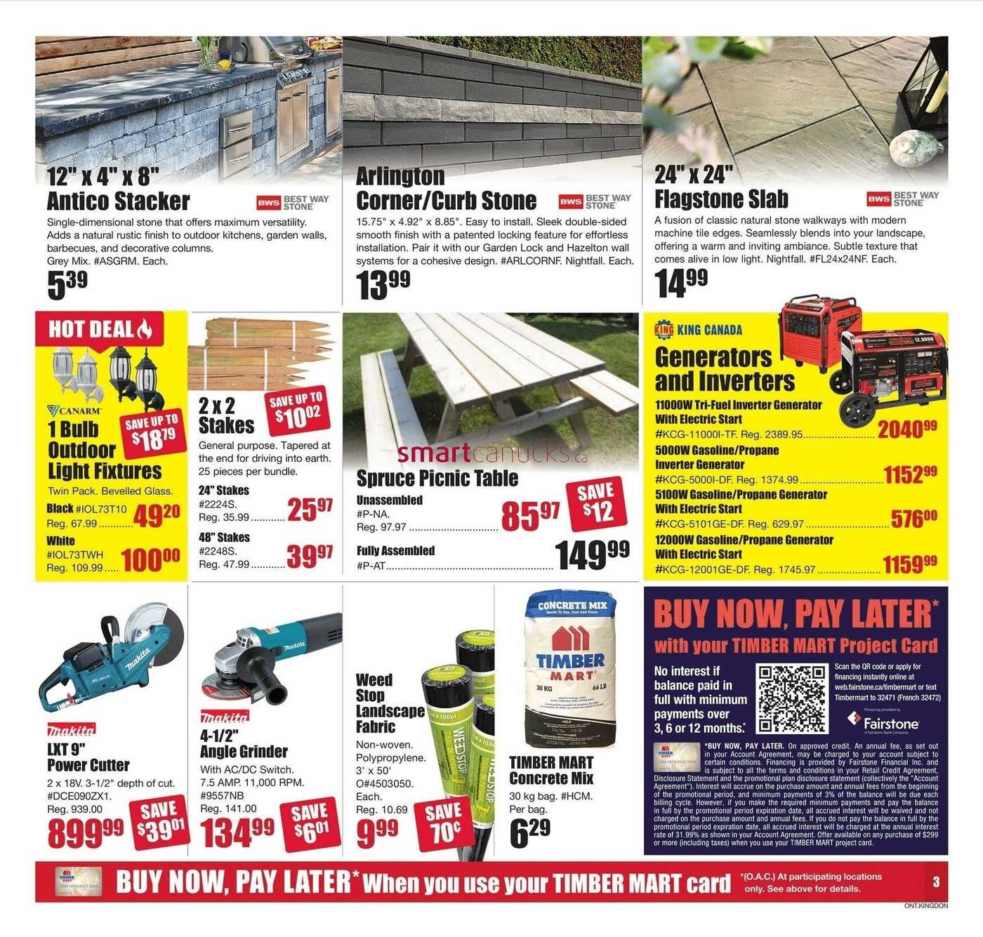 Timber Mart Flyer July 9 to 29