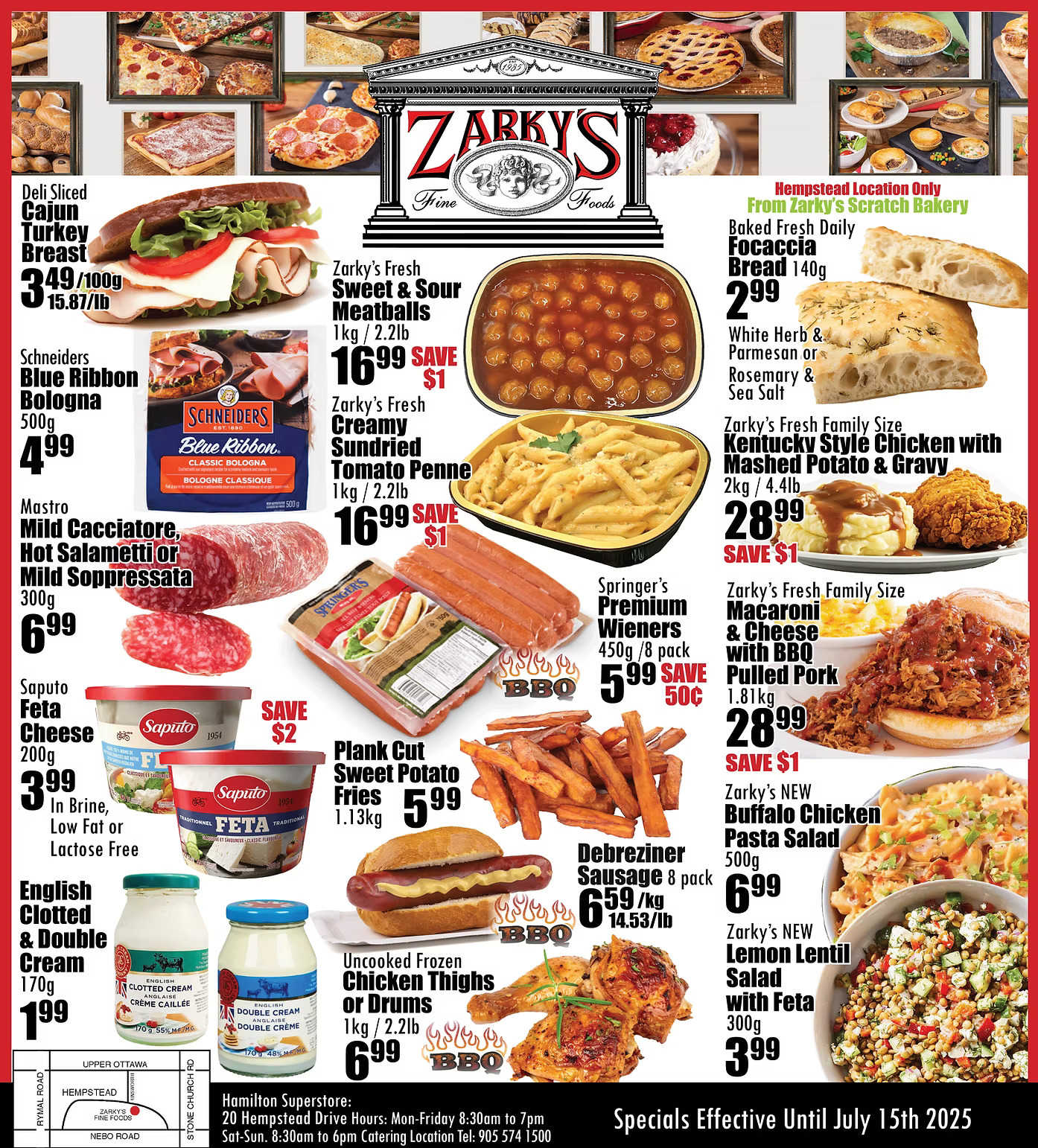 Zarky's Flyer July 9 to 15