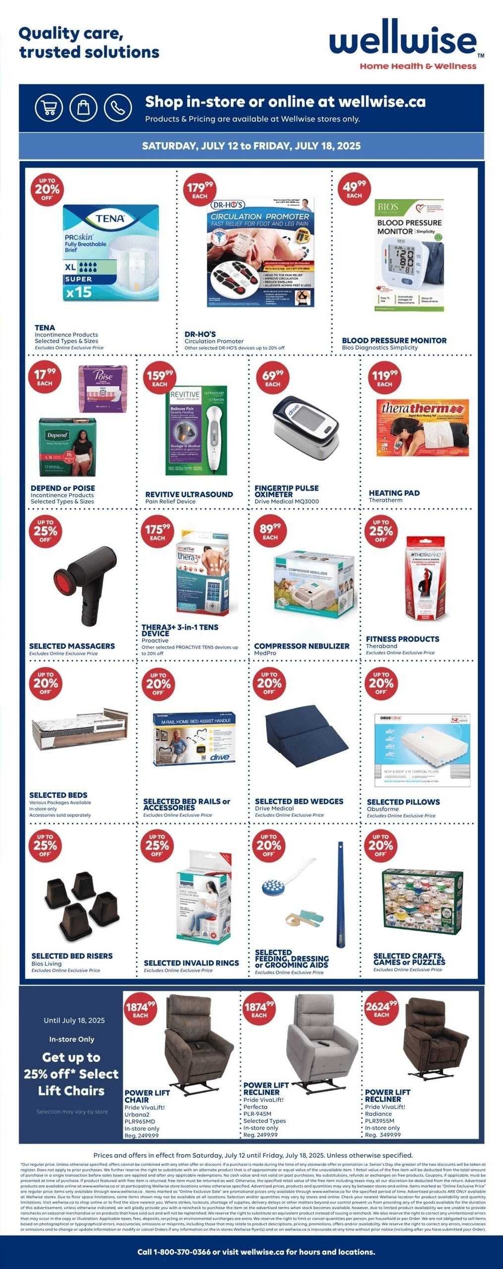 Wellwise By Shoppers Flyer July 12 to 18