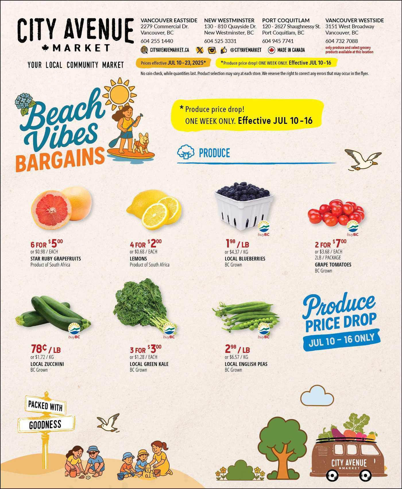 City Avenue Market Flyer July 10 to 23