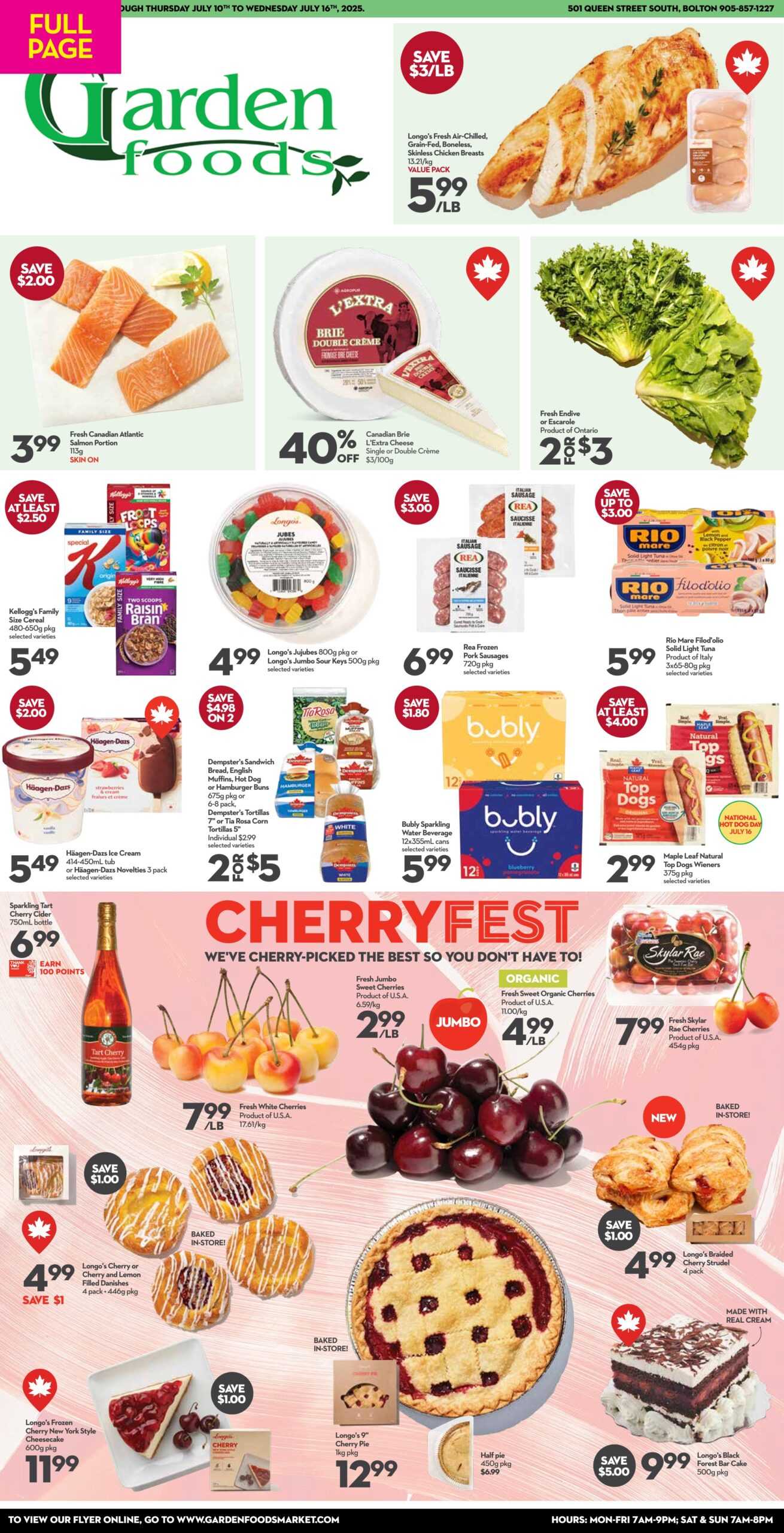 Garden Foods Flyer July 10 to 16