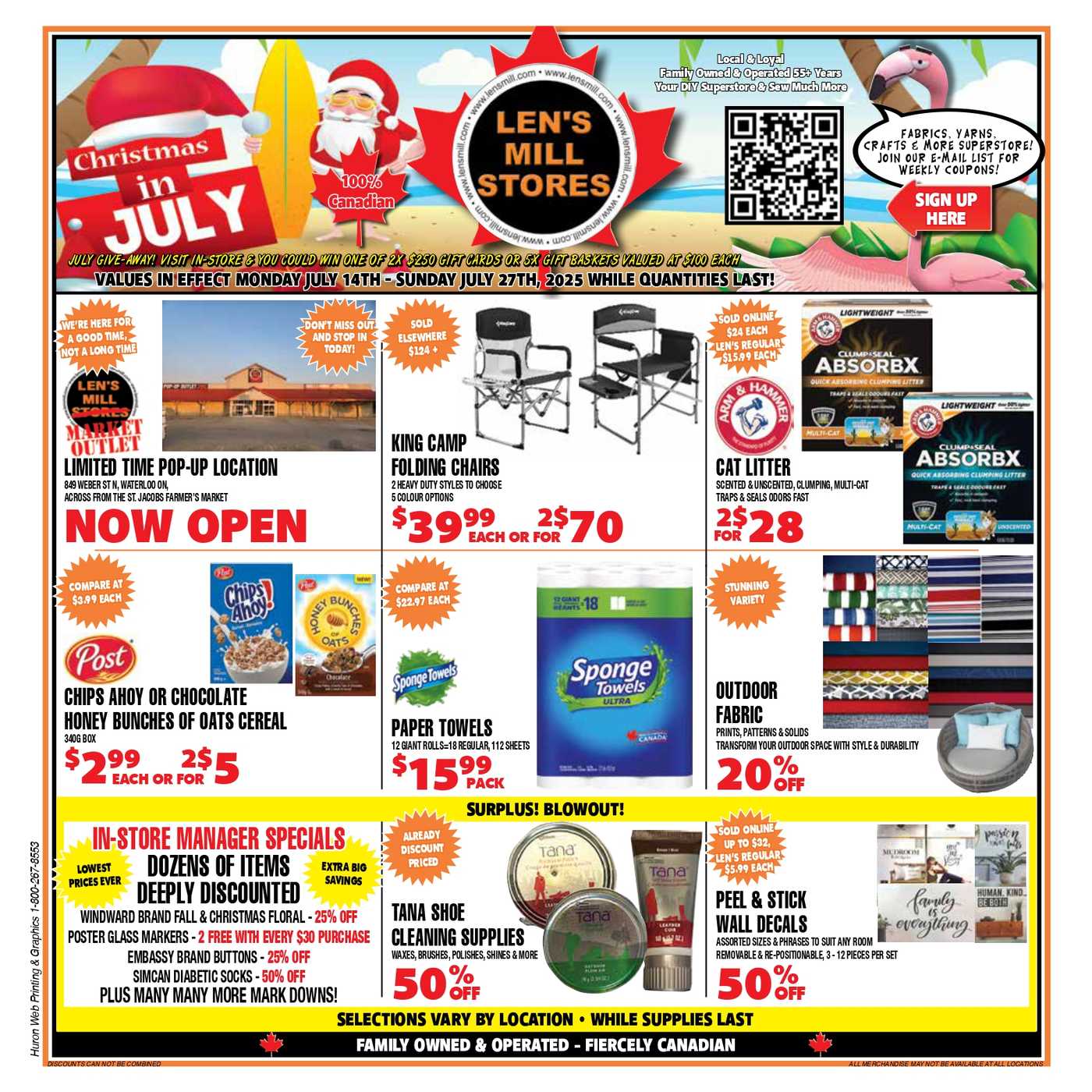 Len's Mill Stores Flyer July 14 to 27