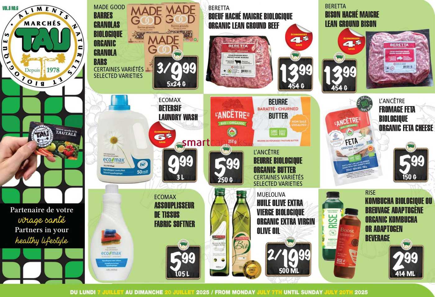 Marches Tau Mini Flyer July 7 to 20