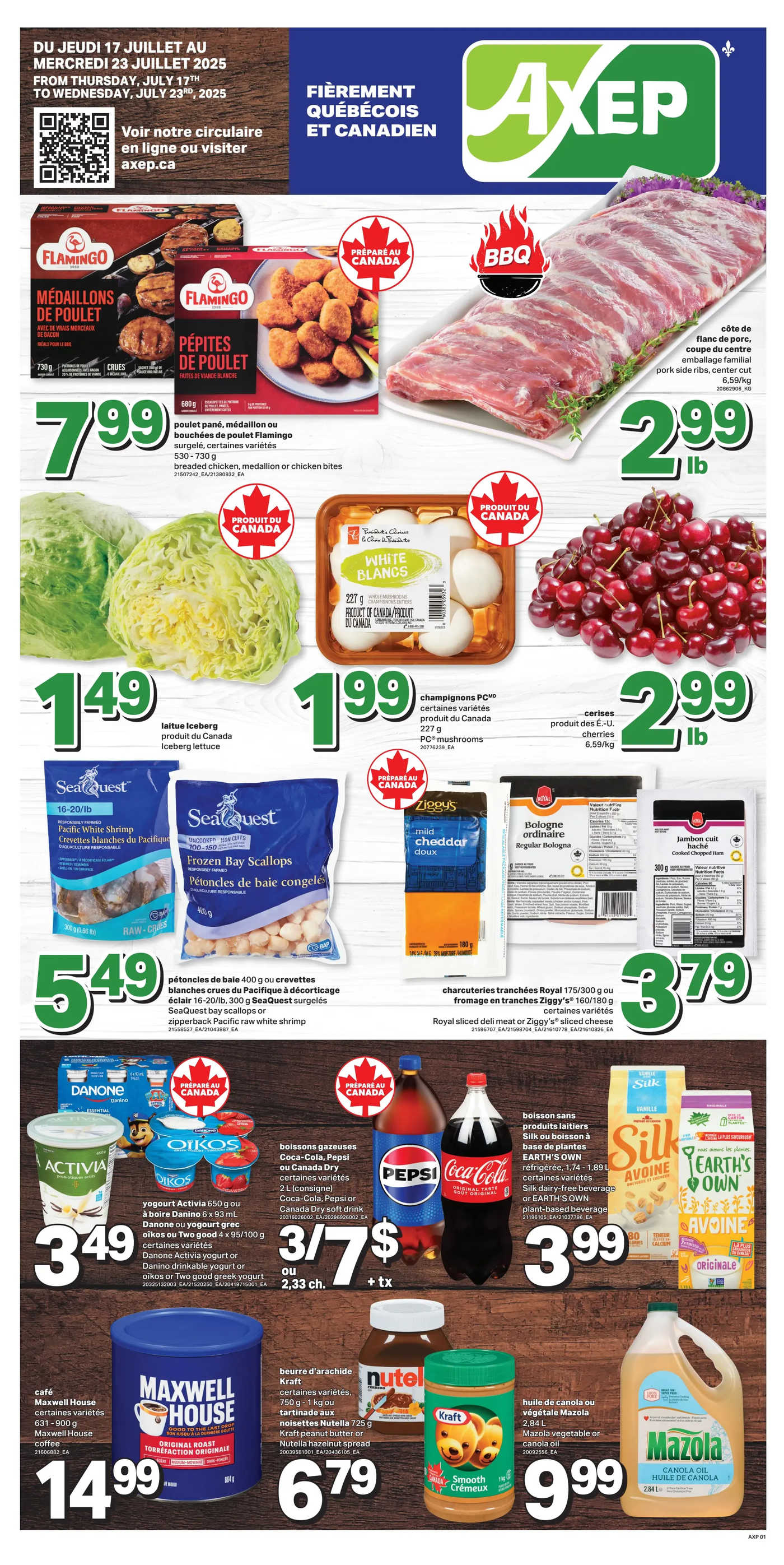 Axep Flyer July 17 to 23