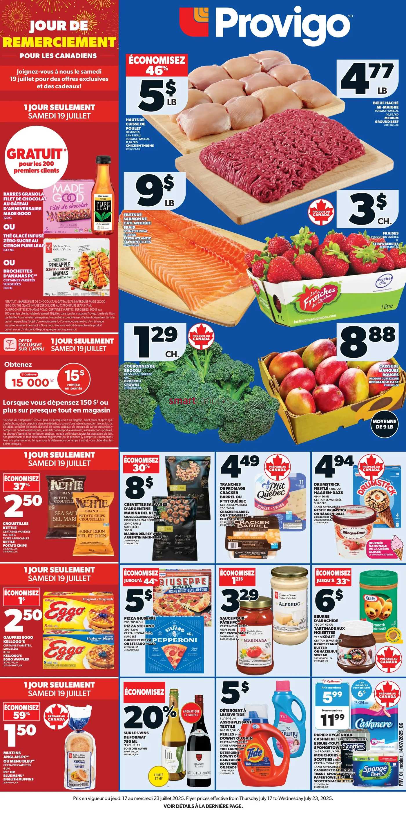 Provigo Flyer July 17 to 23